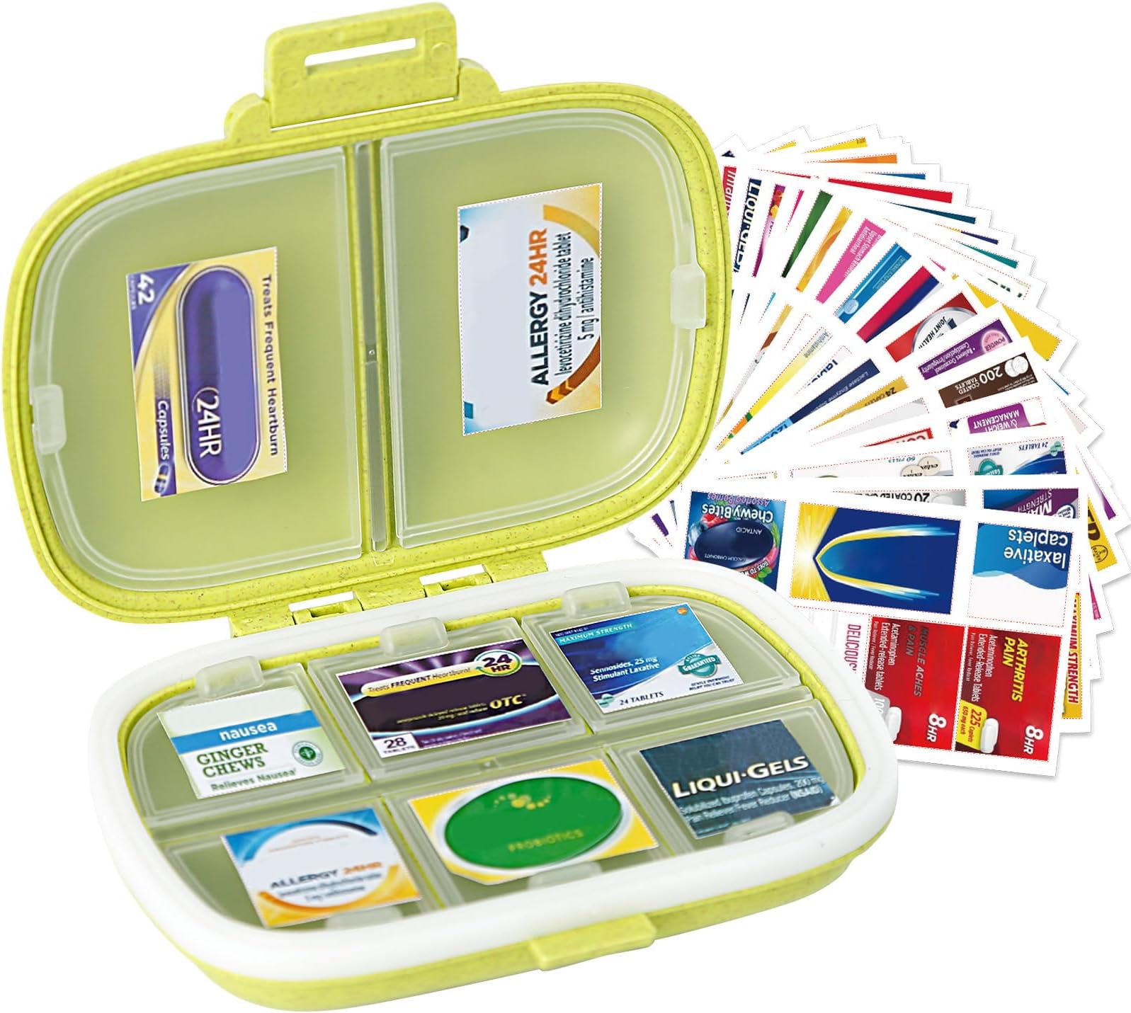 Amazon.com: GIURKUU DIY Mini Pharmacy with Brand Labels, Dampproof Mini ...