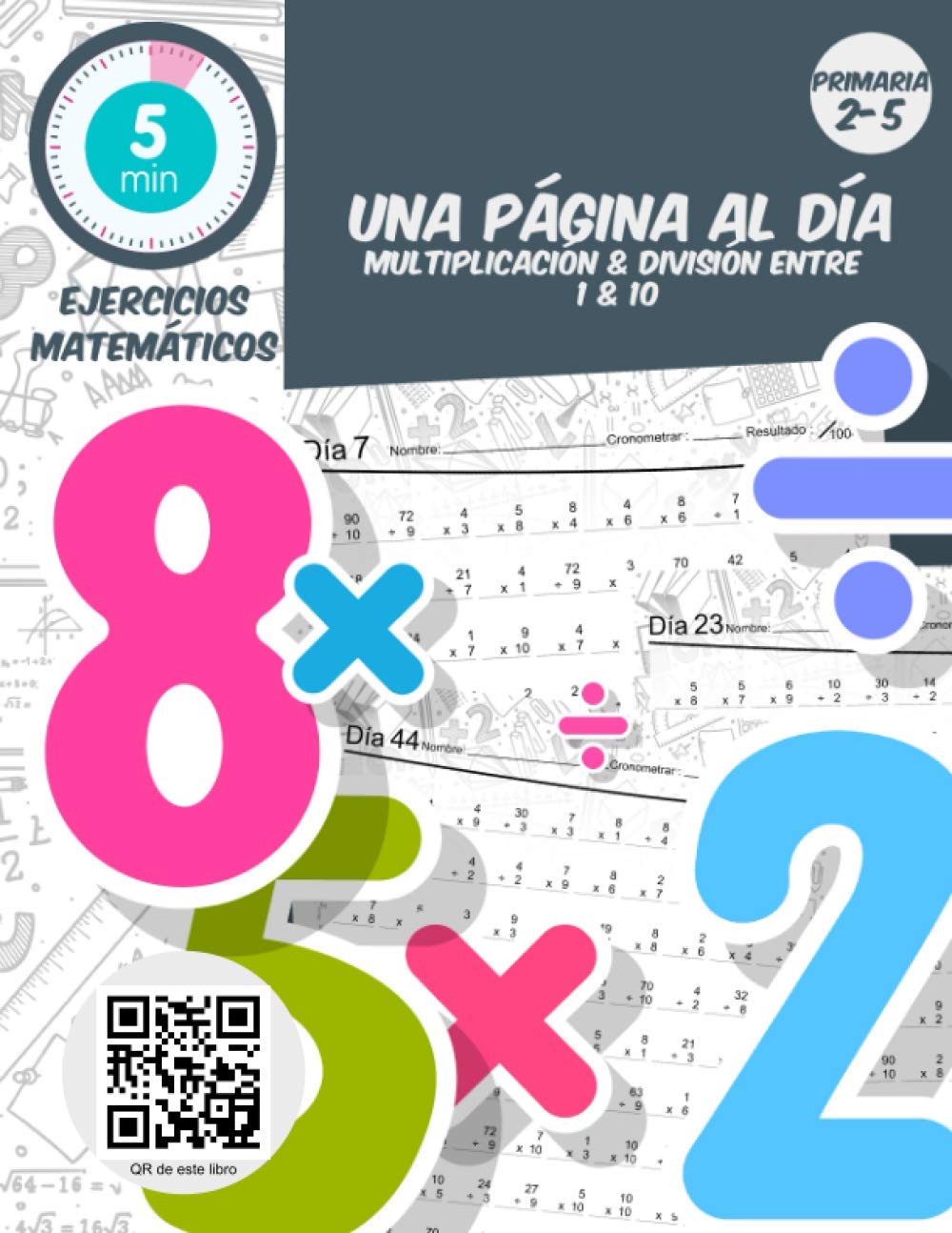 Buy 5 min ejercicios matemáticos una página al día Multiplicación ...