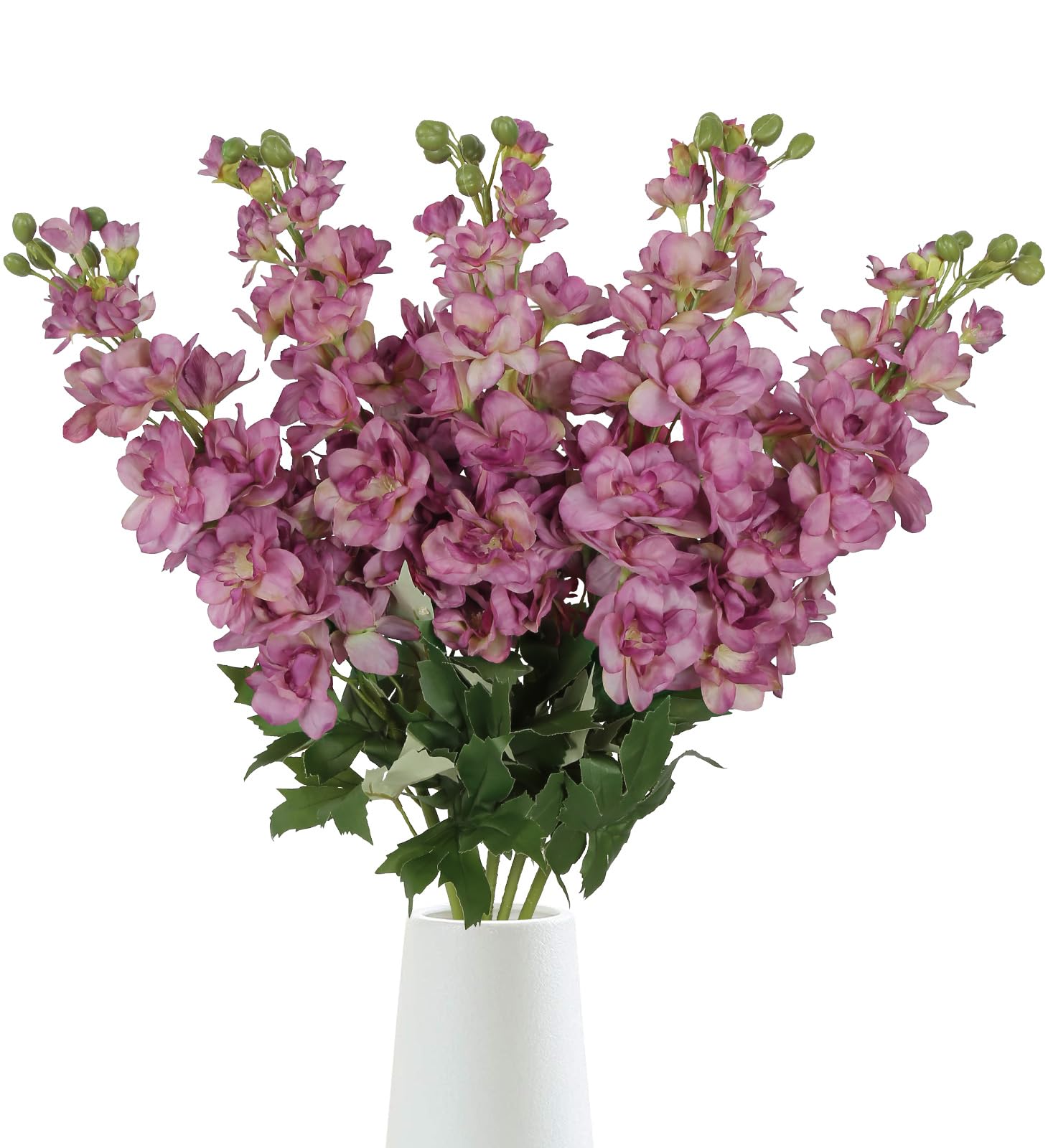 Amazon.com: Tozeurty Artificial Delphinium Flowers 30.7" Fake ...