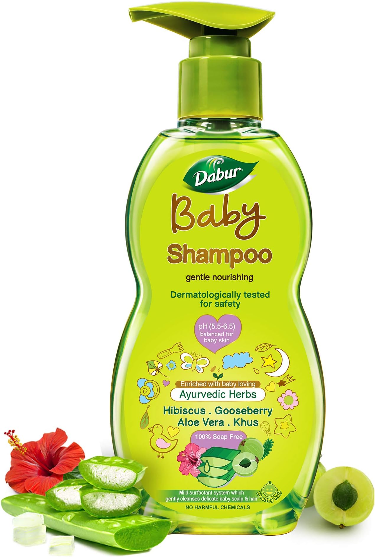 Buy Dabur Baby Gentle Nourishing Shampoo with Ayurvedic Herbs - 500 ml ...