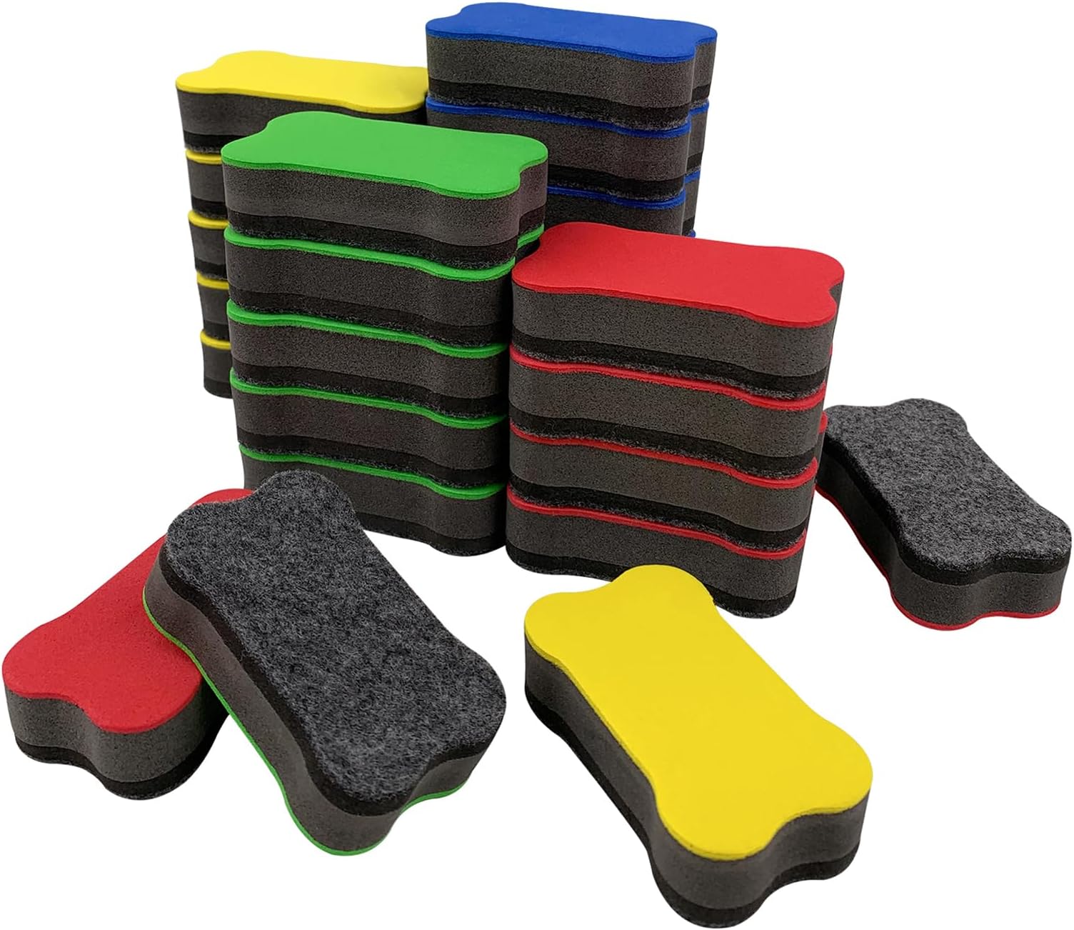 Amazon.com : HANWER Dry Erase Erasers, 24 Pack Magnetic Whiteboard ...