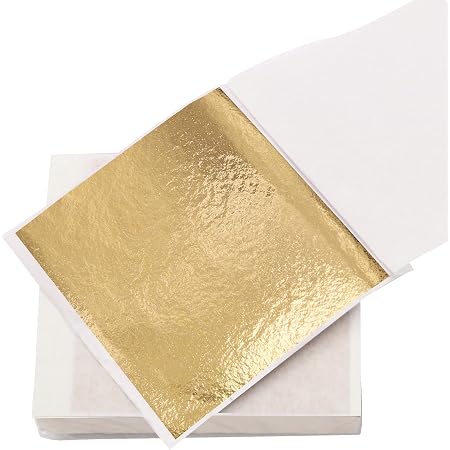 100 Sheets Rose Gold Imitation Leaf for Gilding Crafting,Imitaion Gold ...