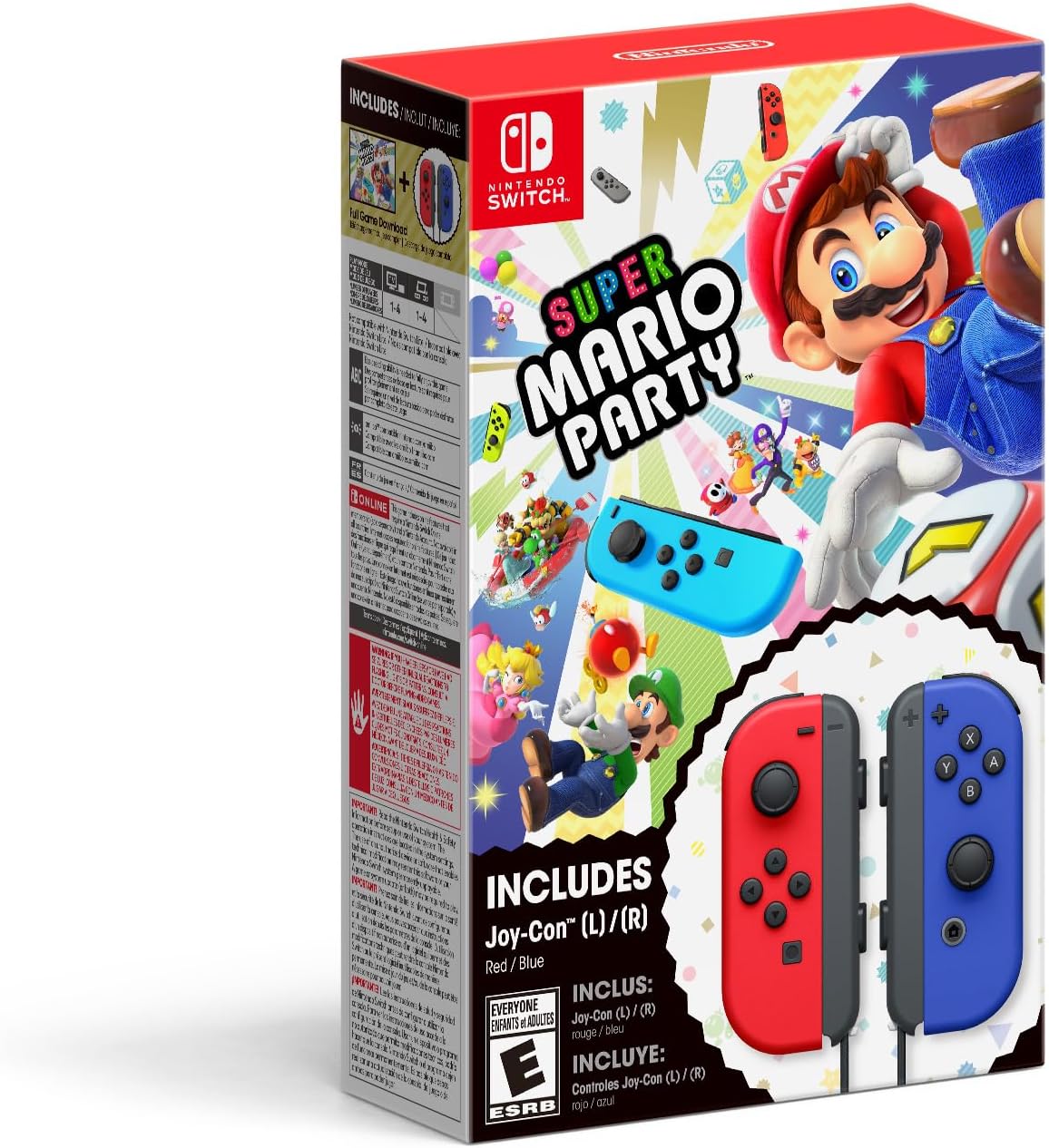 Super Mario Party + Red & Blue Joy-Con Bundle