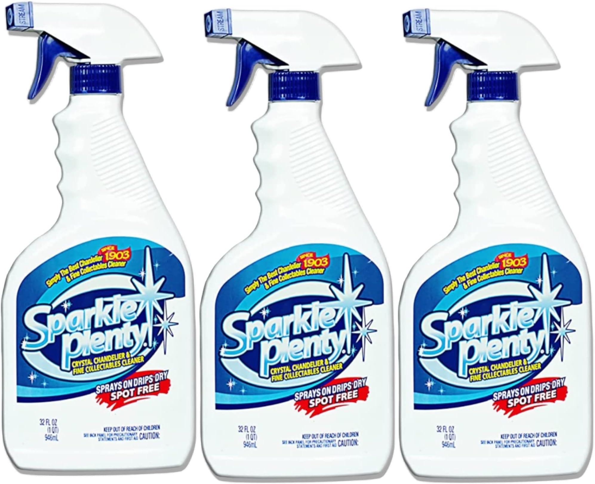 Amazon.com: Sparkle Plenty Chandelier Cleaner Drip Dry Spray - Cleaner ...