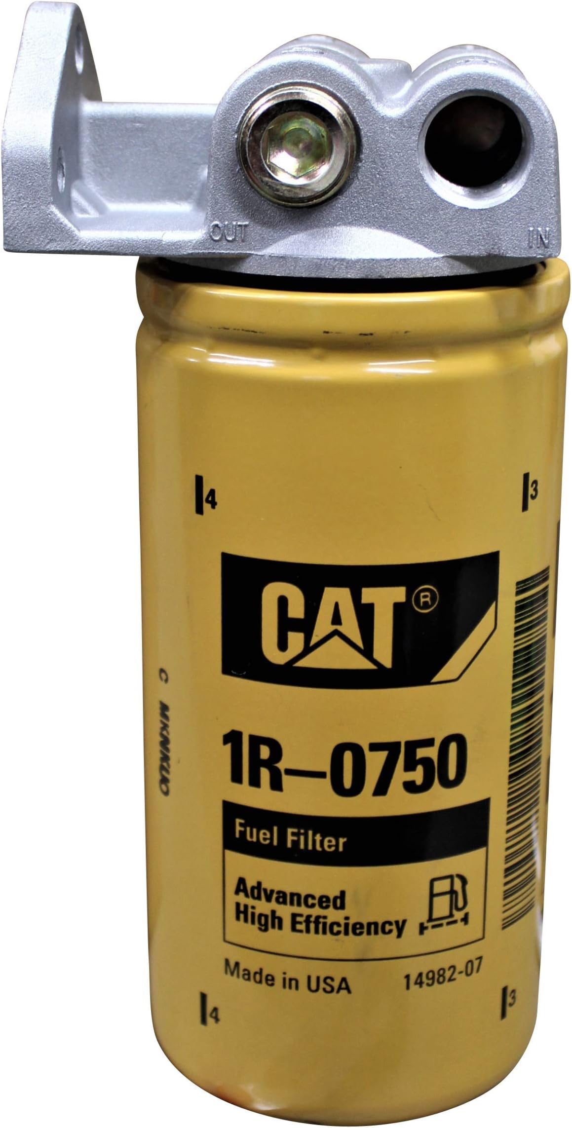 Amazon.com: Diesel Fuel Filter Remote Mount Base for 1"-14 CAT 1R-0749 ...