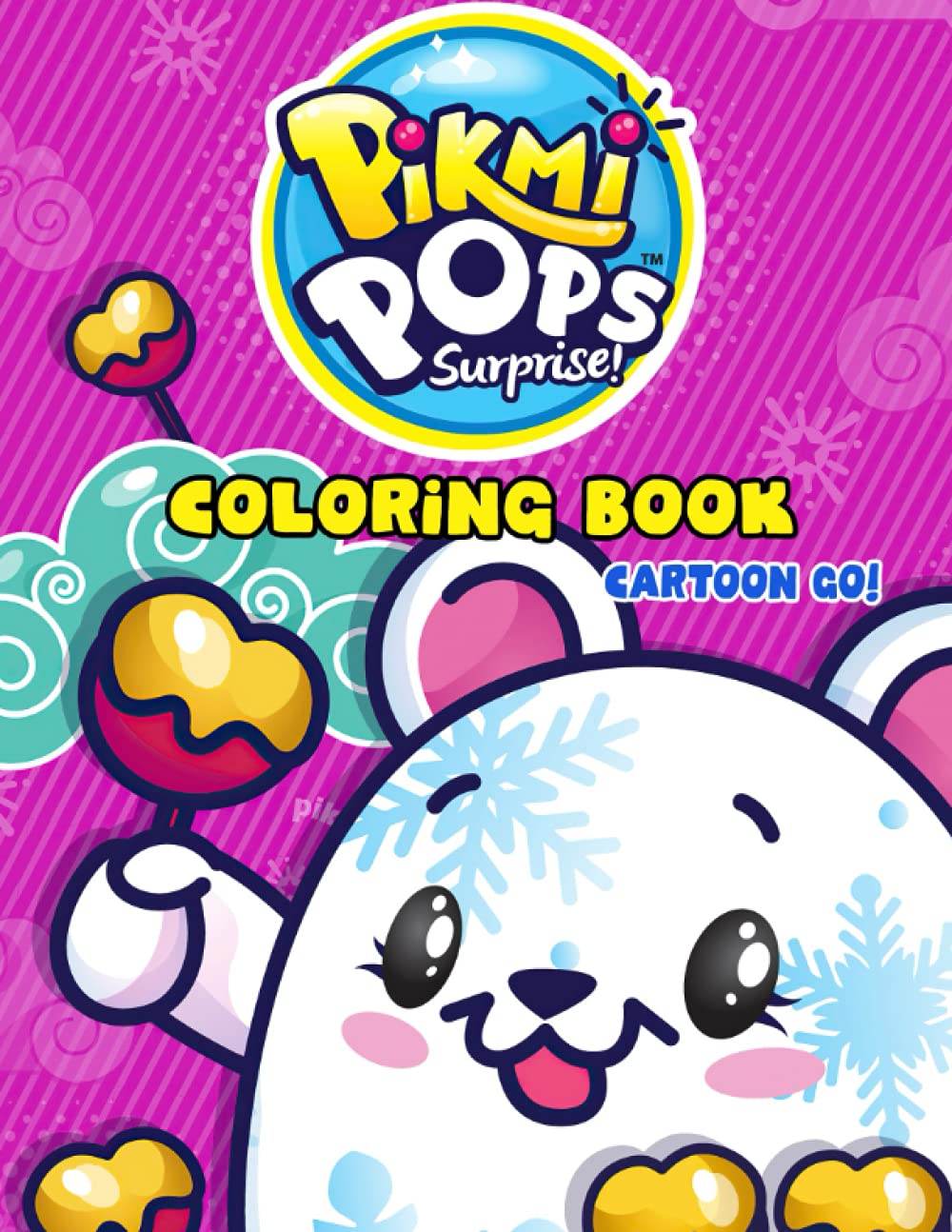 Buy Cartoon Go! - Pikmi Pops Coloring Book: Filled With High Quality ...