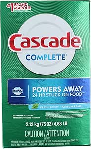 Amazon.com: Cascade Complete Powder Dishwasher Detergent - Fresh Scent ...