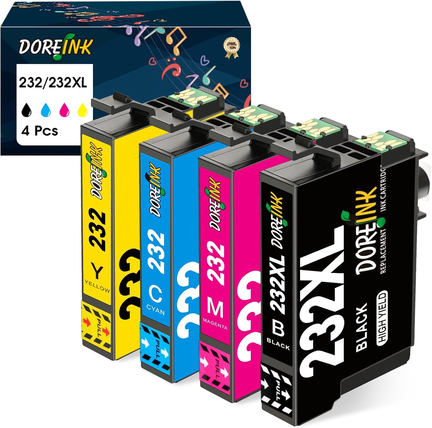 Amazon.com: 232 Ink Cartridges Combo Pack Replacement for Epson 232 Ink ...