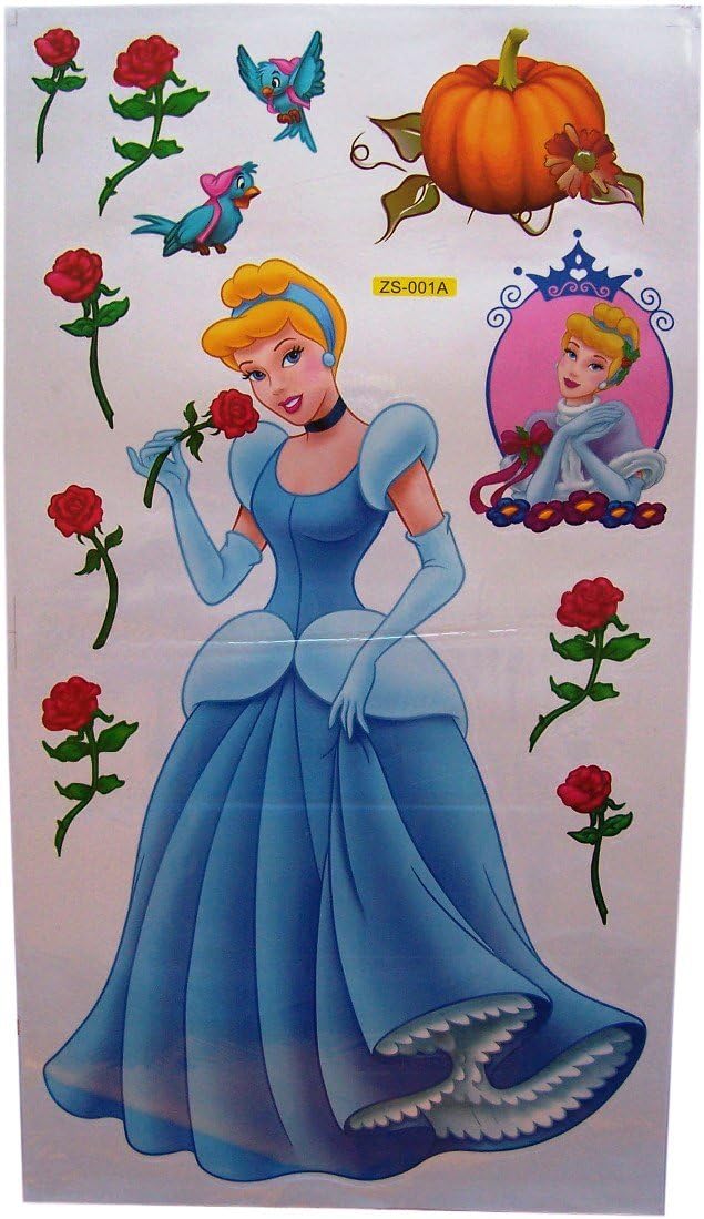 Amazon.com: Disney Cinderella ~ Large set of Wall Stickers : Tools ...