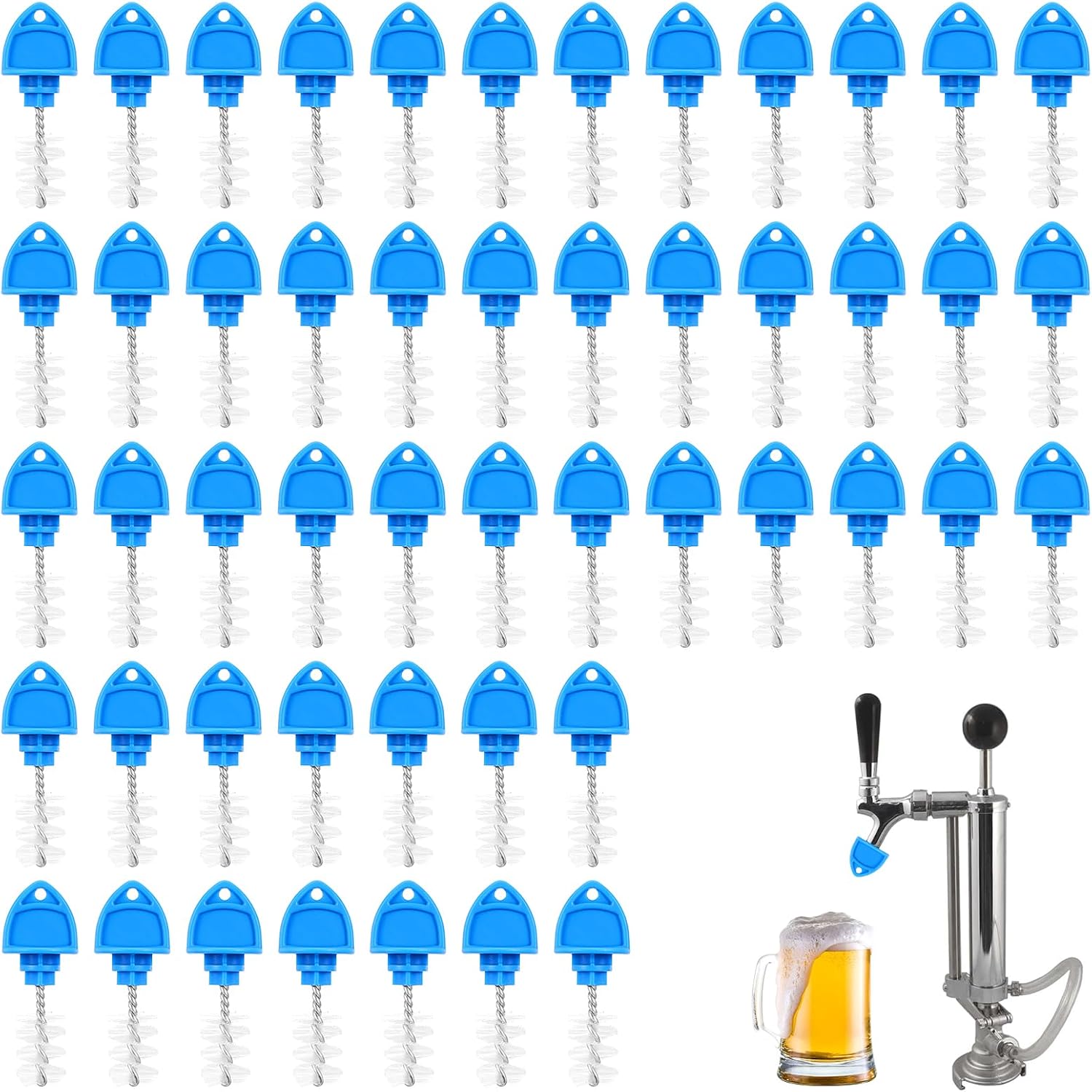 Amazon.com: cobee 50 Pack Beer Plugs Tap Brush, Beer Faucet Tap ...