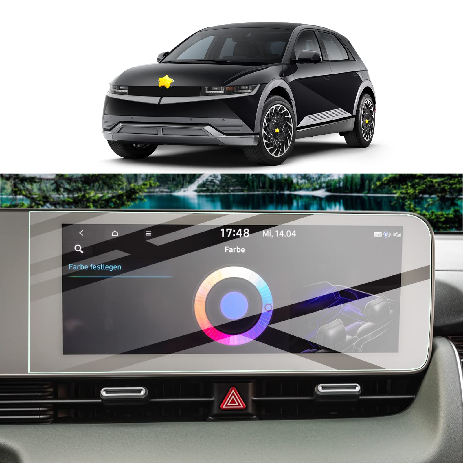 Buy Screen Protector Compatible with 2022 Hyundi Ioniq 5 12.3In ...