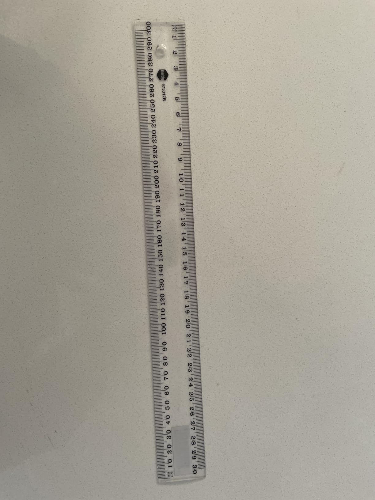 MARBIG(R) 975317B Ruler 30cm Clear Plastic : Amazon.com.au: Home