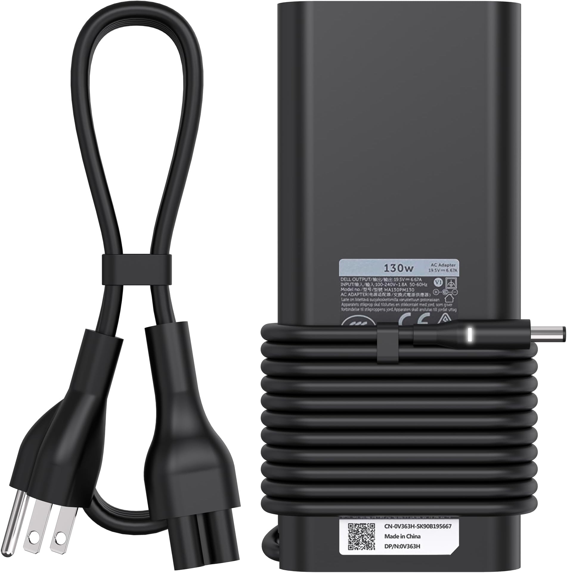 Amazon.com: Replacement Dell 130W Laptop Charger for Dell XPS 15 9530 ...