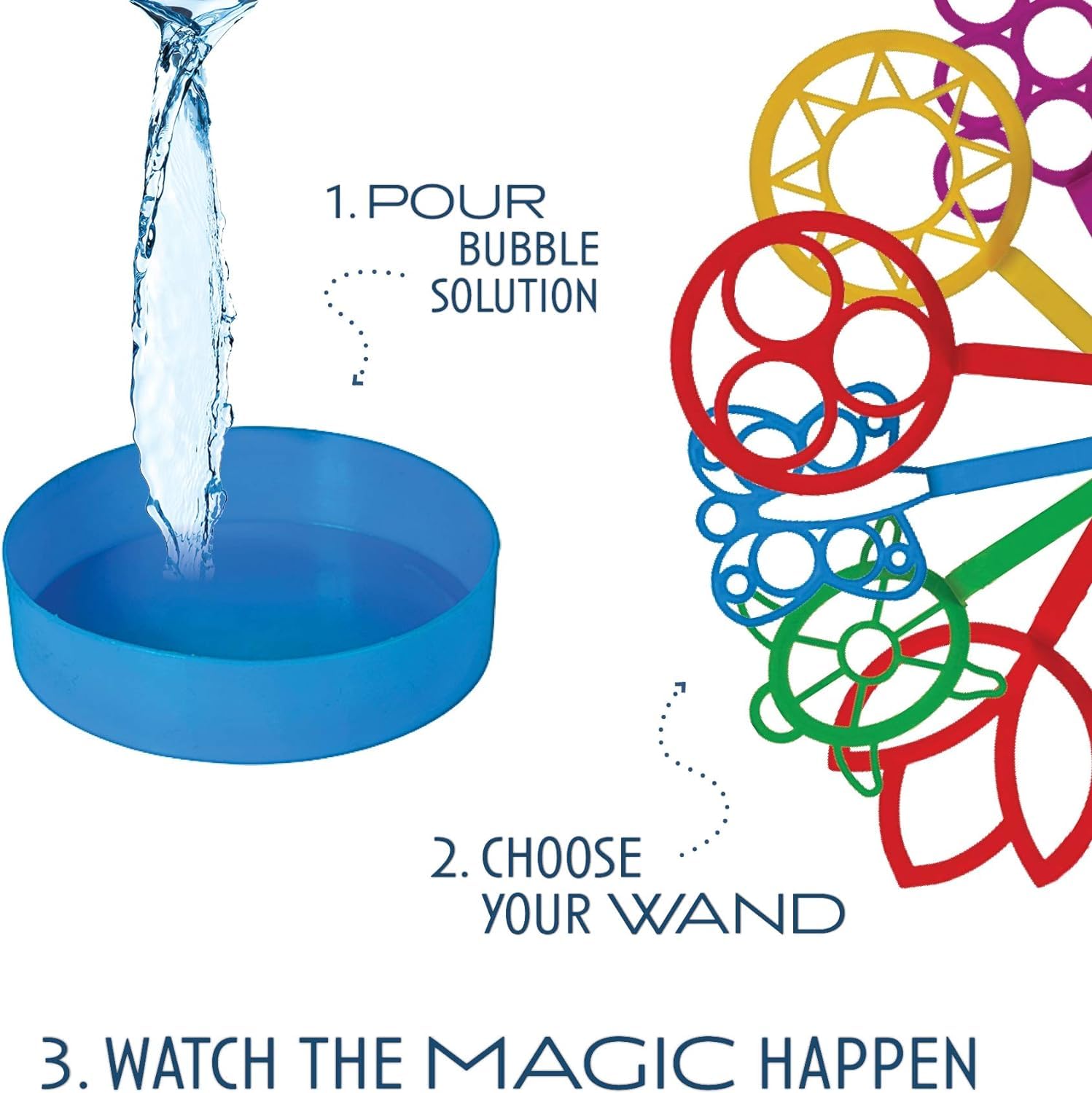 Snapklik.com : Bulk Bubble Wand Pack Of 11 - Bubbles For Kids - Bubbles ...