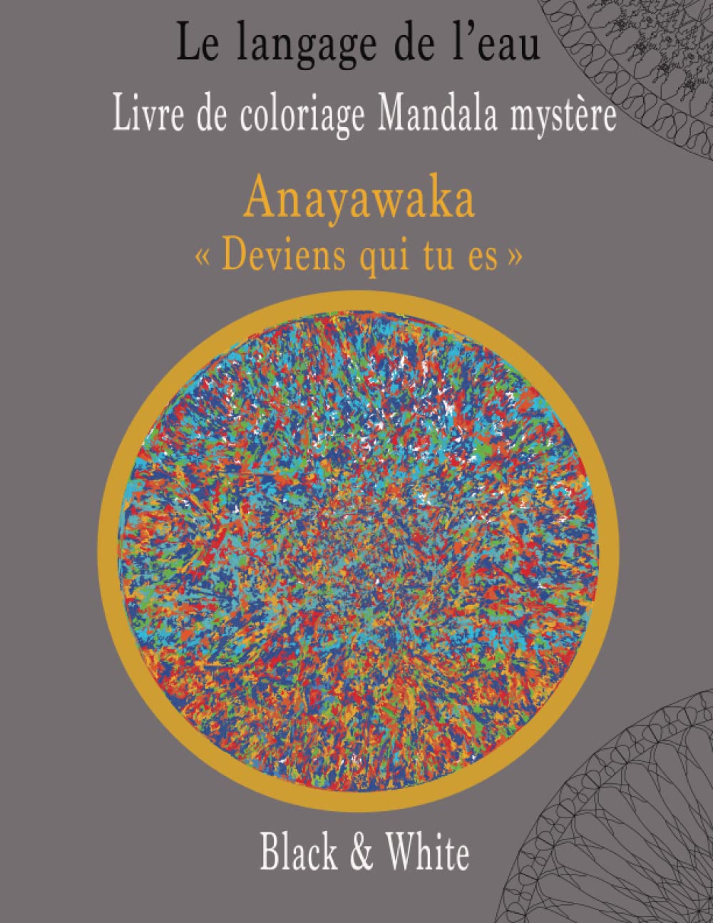 Buy Livre de coloriage Mandala mystère noir et blanc - Mandala Originaux par codage de l'eau ...