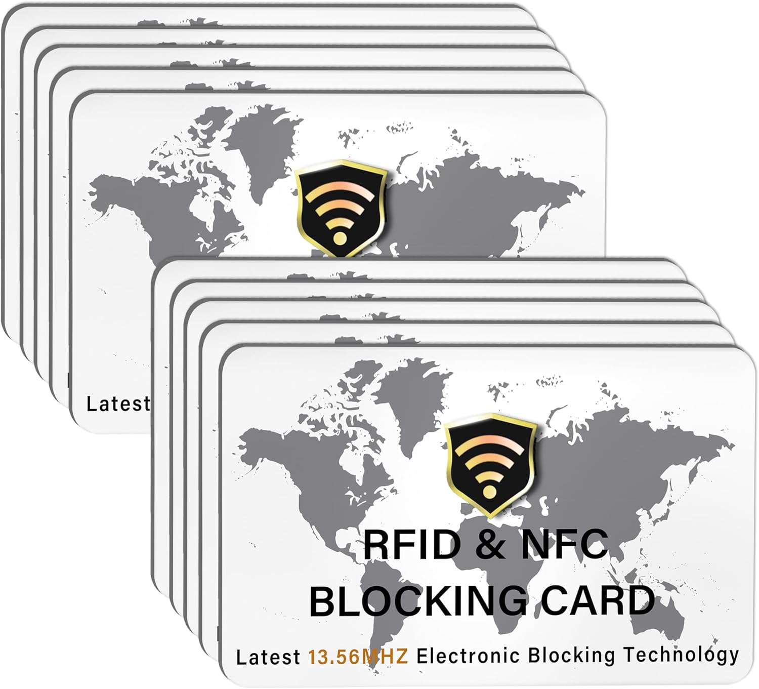 Amazon.com: SaiTech IT 10 Pack RFID Blocking Card NFC Contactless Debit ...