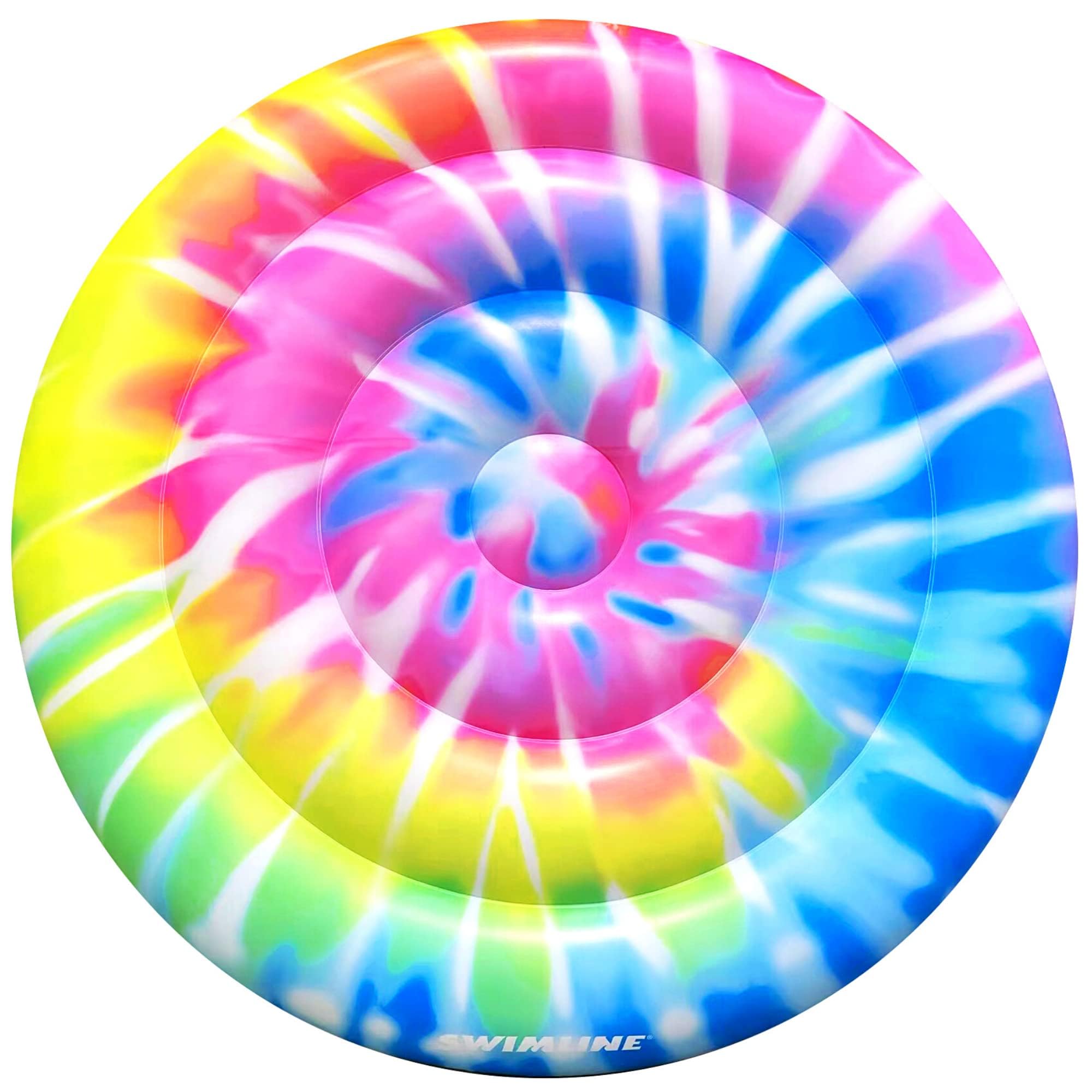 Snapklik.com : SWIMLINE Original 90500 Spiral Tie Dye Island Pool Float ...