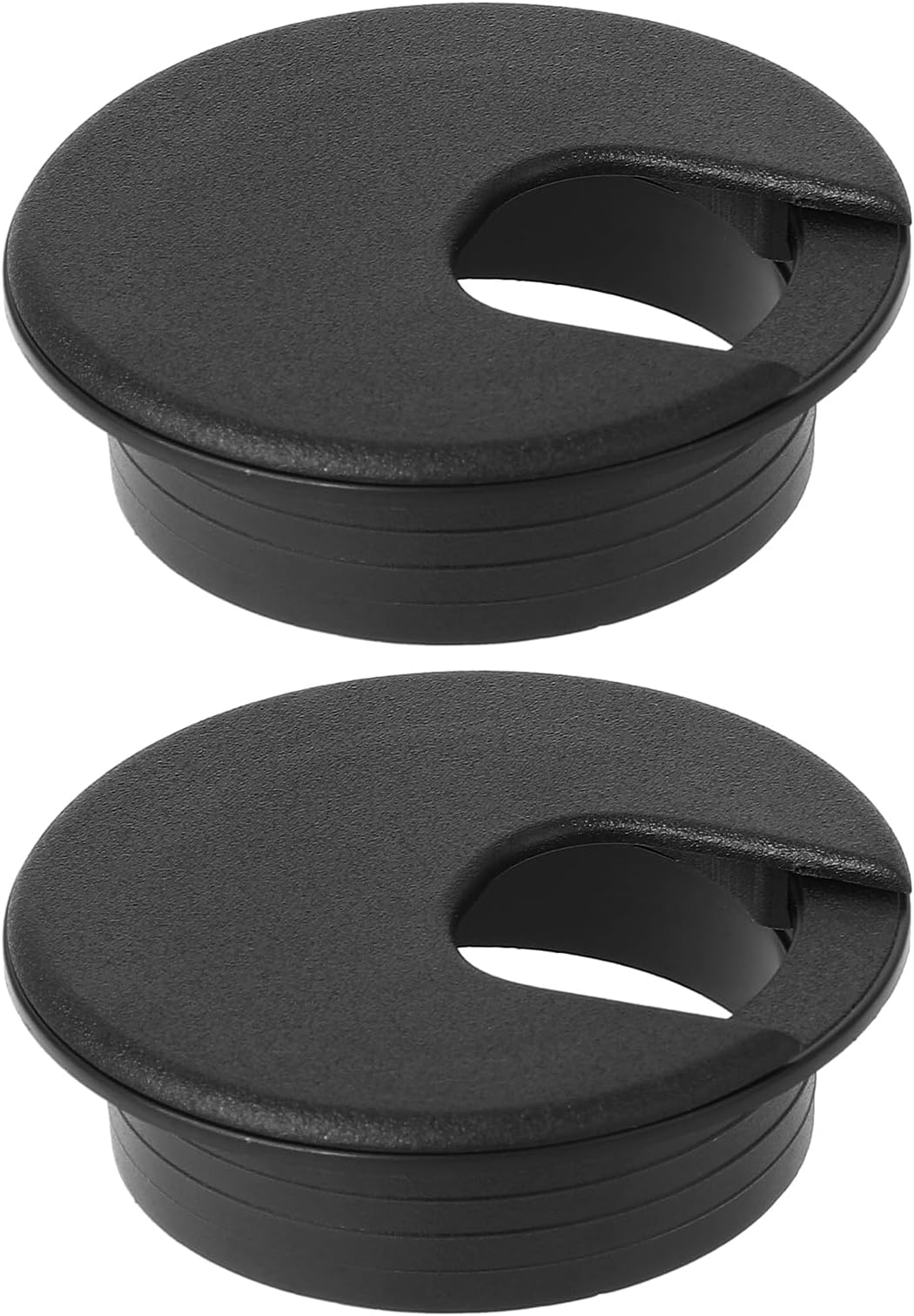 Amazon.com: 2 Pack Black Desk Gromments 2 Inch Desk Cable Cord Hole ...