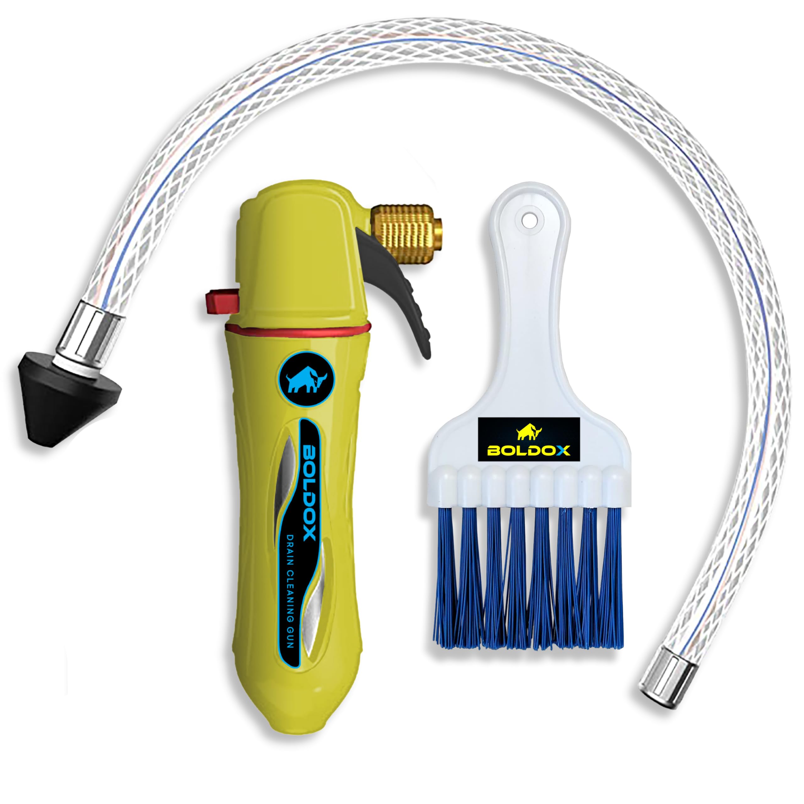 Drain Gun AC Condensate Line Cleaner & Coil-Cleaning Brush for AC ...