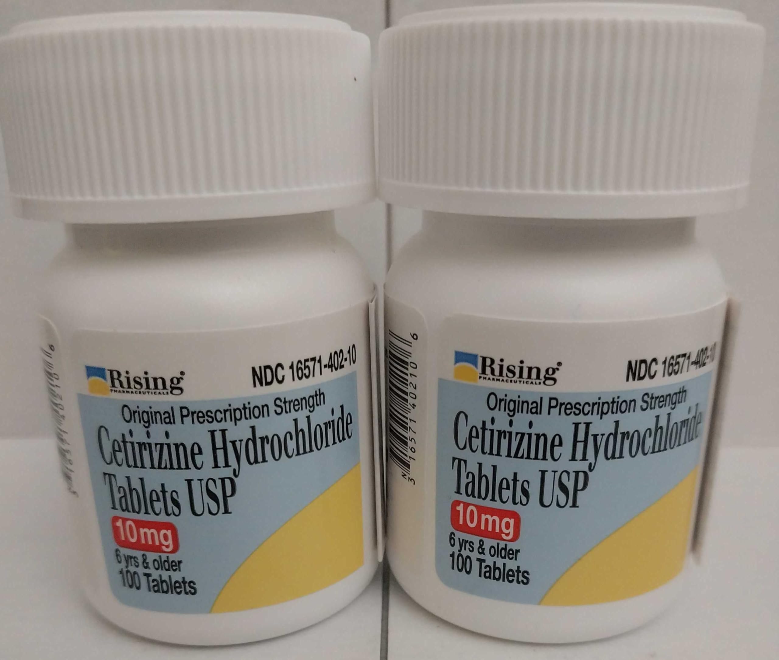 Amazon.com: Cetirizine 10 mg Antihistamine Tablets Generic for Zyrtec ...