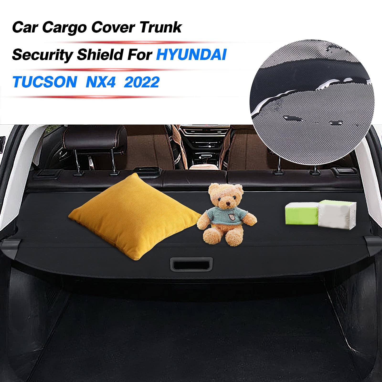 Snapklik.com : Powerty Cargo Cover For 2022-2025 2026 Hyundai Tucson ...