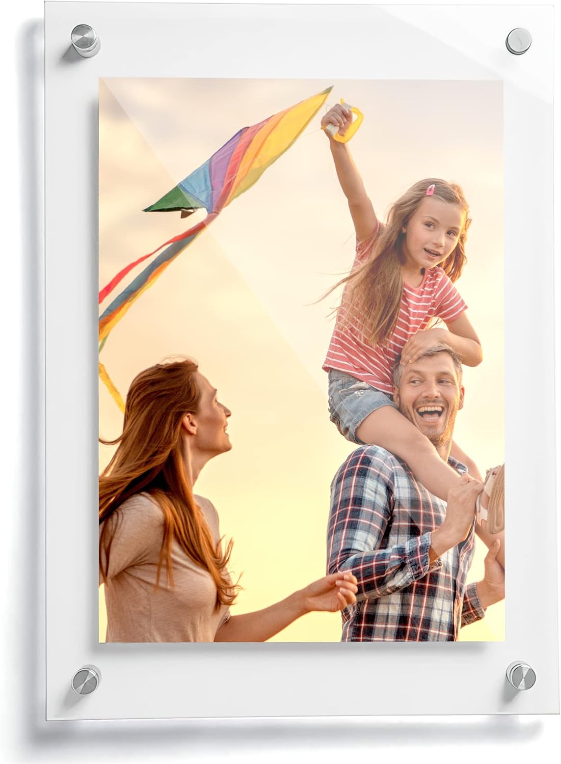 Amazon.com - Displaybug Acrylic Frame – Standoff Floating Frame for ...