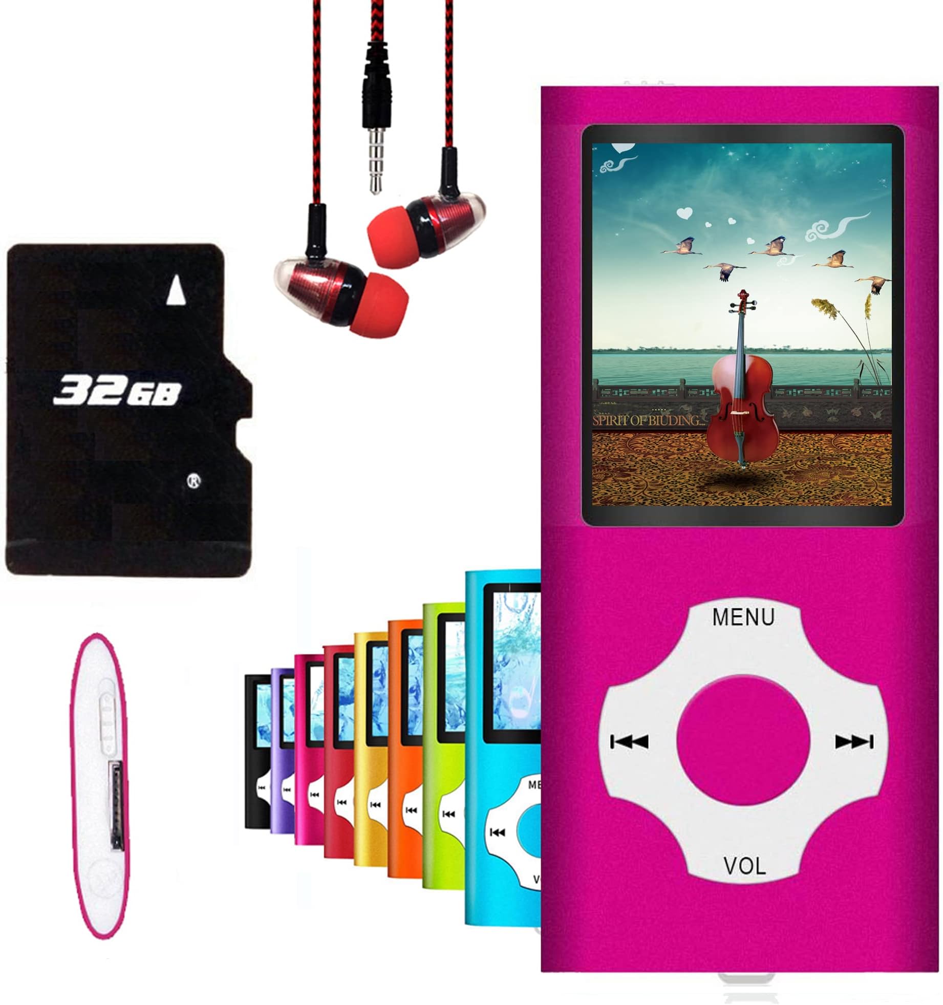 Amazon.com: MP3 Player / MP4 Player, Hotechs MP3 Music Player with 32GB ...