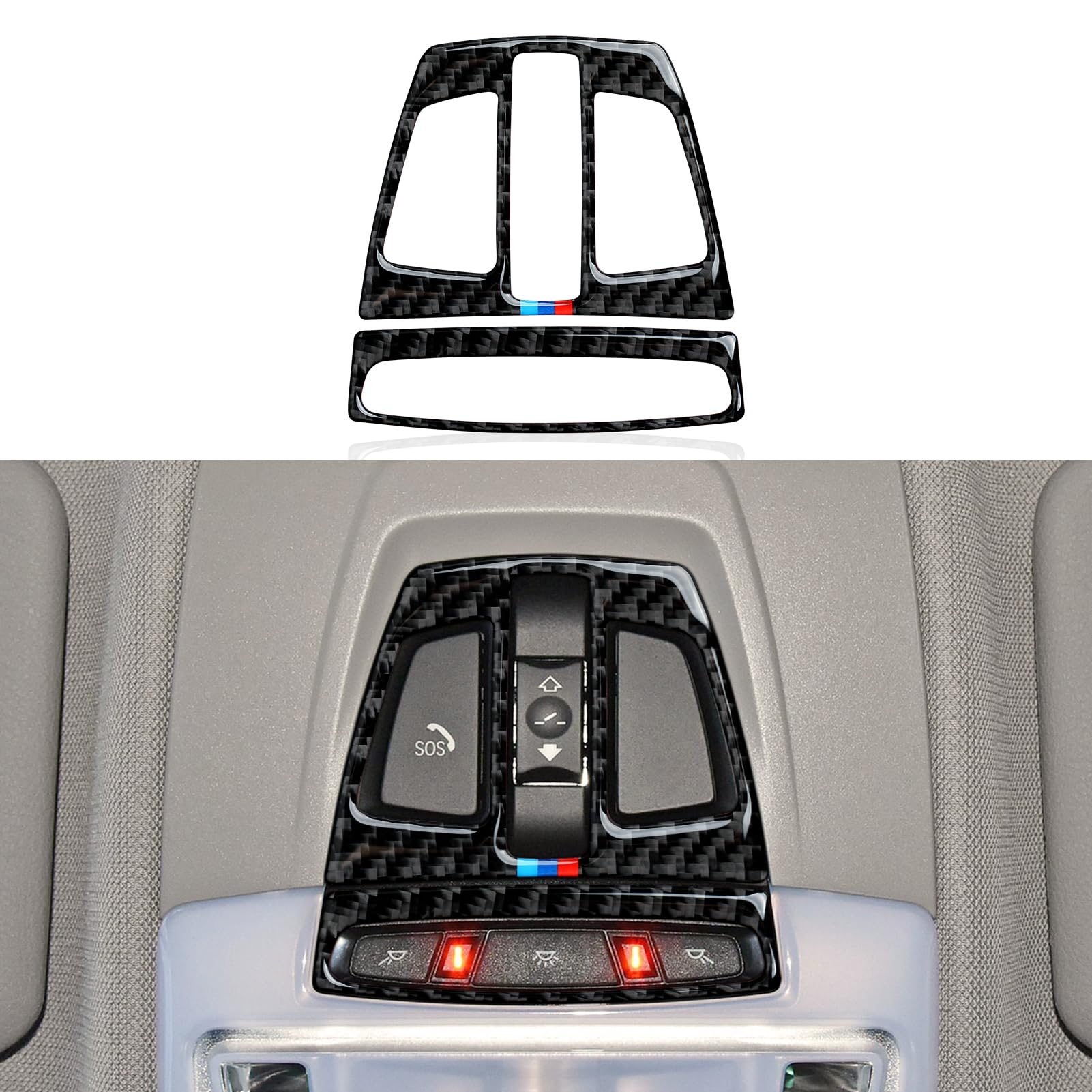 Amazon.com: Car Decal Carbon Fiber Trim Sticker Compatible with BMW F30 ...