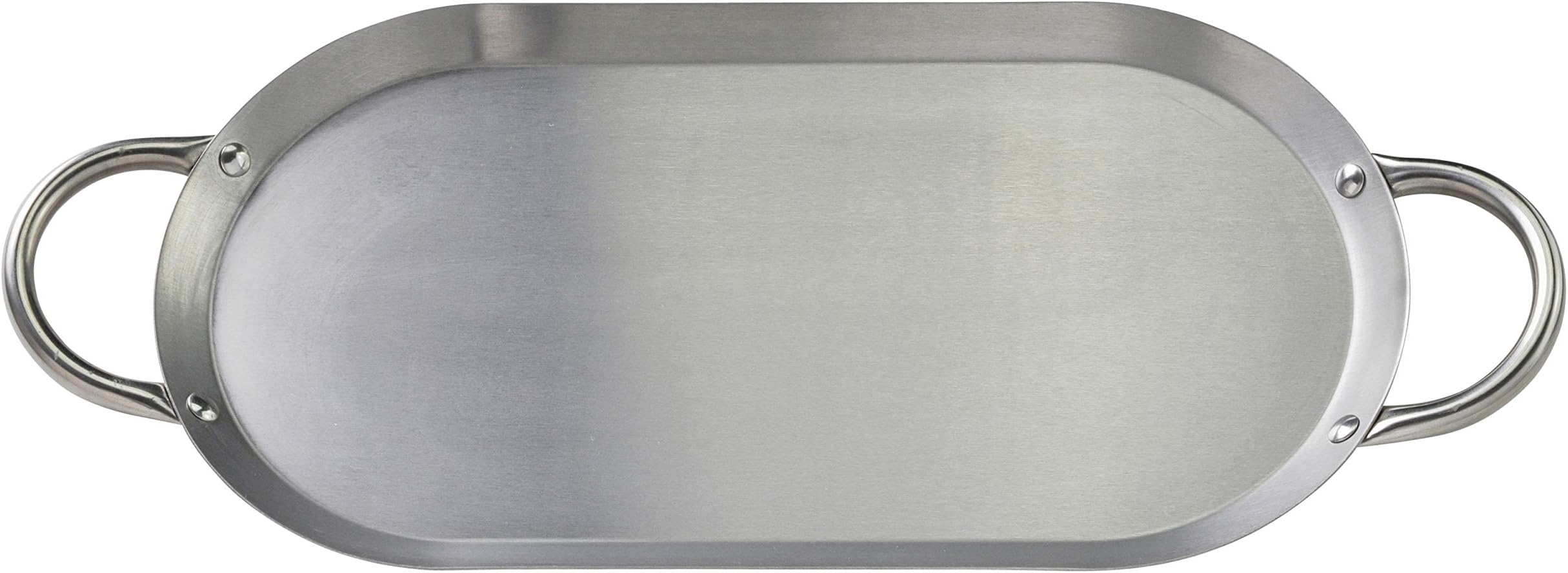 Amazon.com: Prolinemax Stainless Steel Flat Comal Griddle Pan Cookware ...