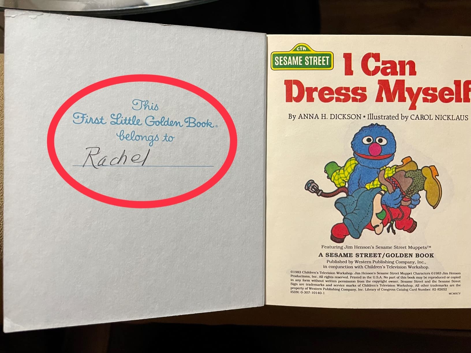 I can dress myself (First little golden books): Dickson, Anna H: Amazon ...