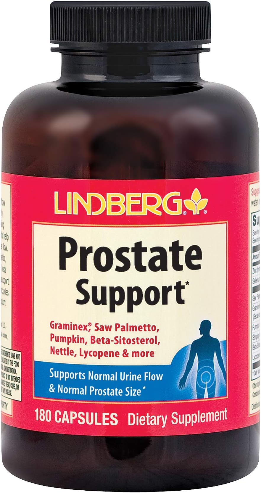 Amazon.com: Lindberg Prostate Supplement for Men | Saw Palmetto | 180 ...