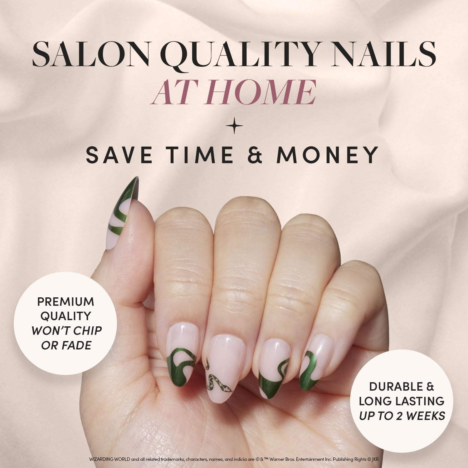 Snapklik.com : Harry Potter X Glamnetic Press On Nails - Parseltongue ...