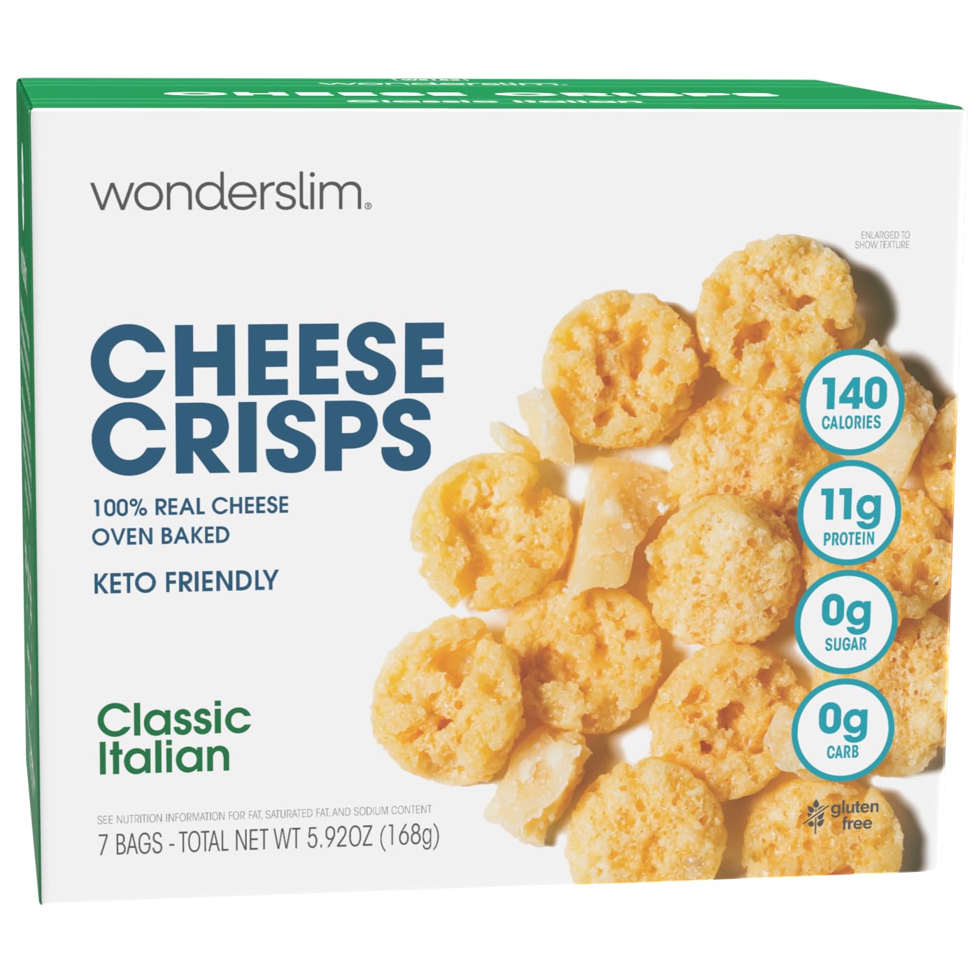 Amazon.com: Wonderslim Cheese Crisps, Classic Italian, Protein Snack ...