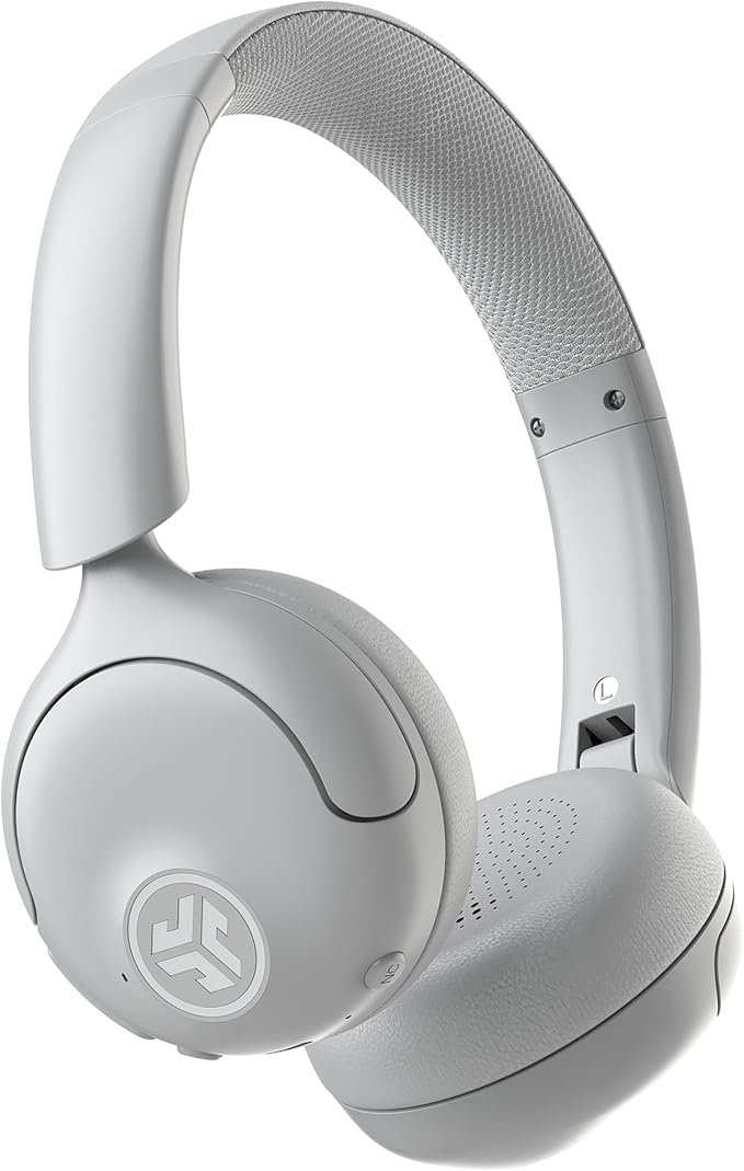 Amazon.com: JLab Go Lux ANC Wireless Headphones, Cloud White, Hybrid ...