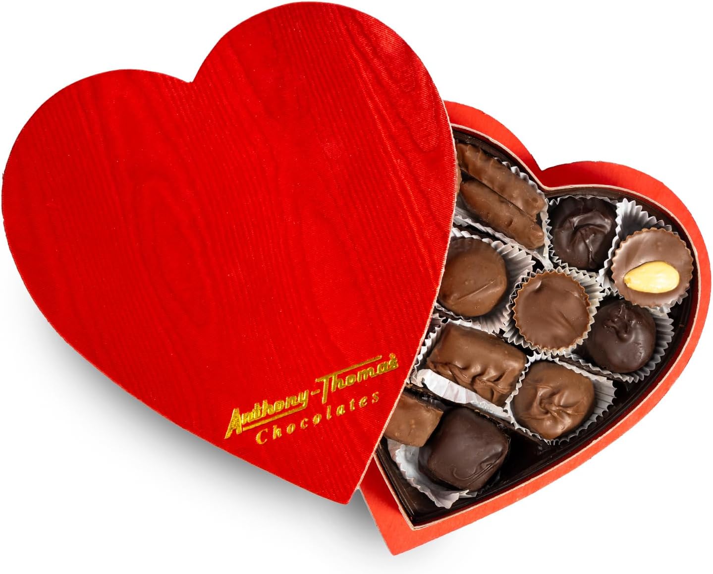 Amazon.com: Anthony Thomas, Heart Shaped Box, Mother's Day Chocolates ...