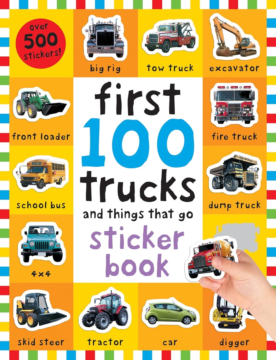 Amazon.co.jp: First 100 Stickers Trucks and Things That Go: Sticker ...