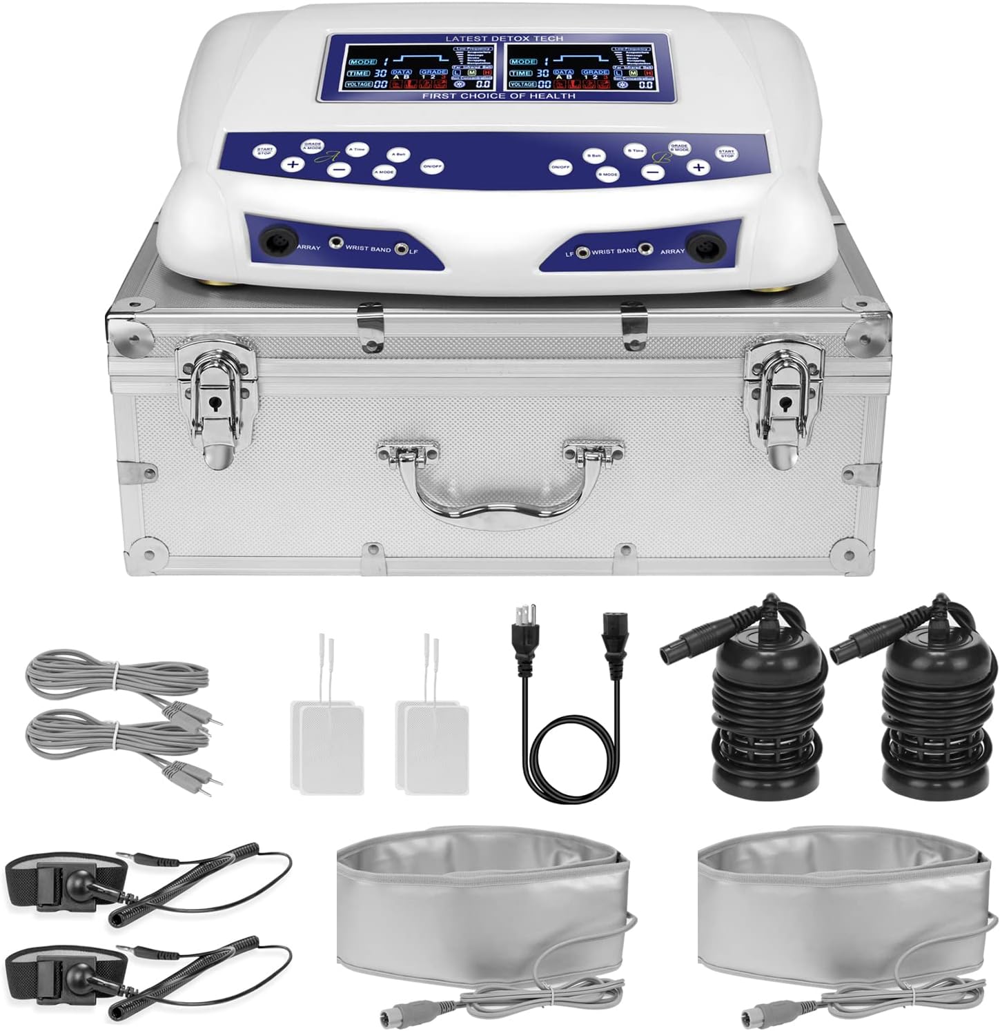 Ionic Foot Bath Detox Machine, Professional Ion Cleanse Dual Ionic ...