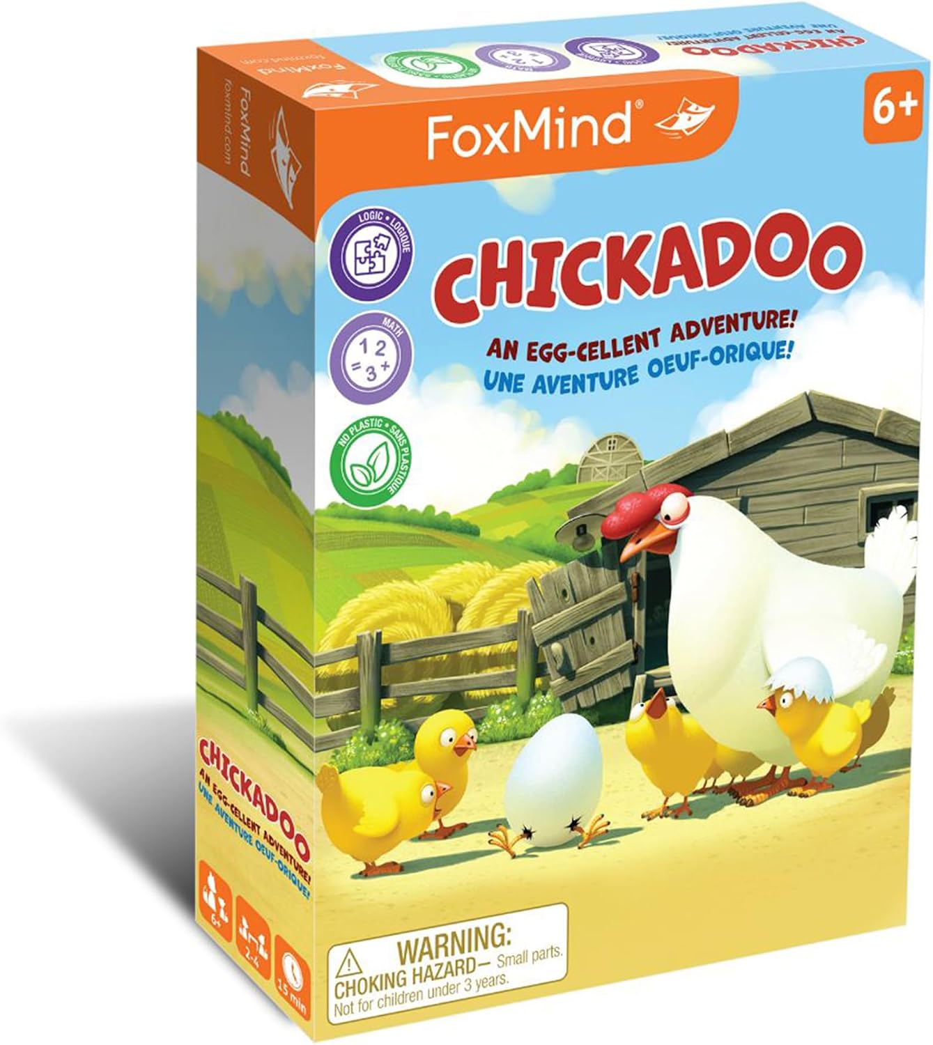 FoxMind Games: Chickadoo, Easy Card Games for Family Night, Travel Game ...