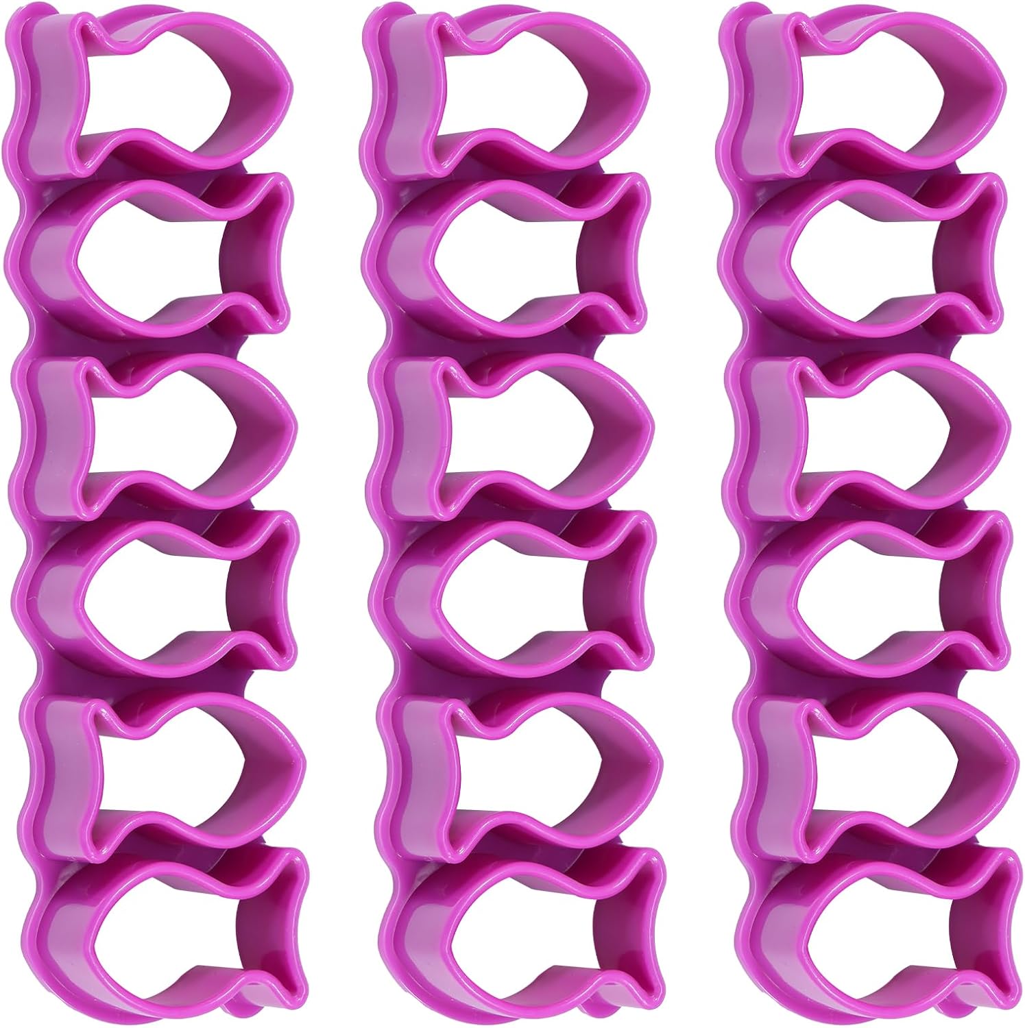 Amazon.com: 3Pcs Cookie Cutter Fish Shaped Cracker Cutter Mini Plastic ...