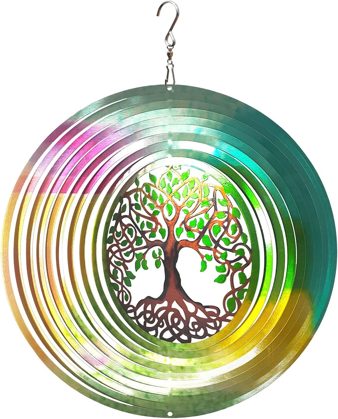 Amazon.com : HUOJUZHAIBAO 𝐄𝐥𝐟 Wind Spinners for Yard and Garden Decor ...