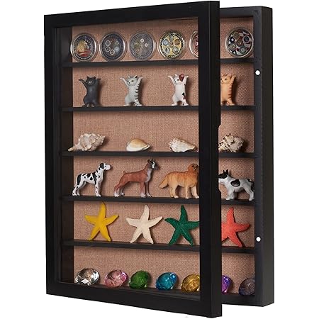 Amazon.com - 16x20 Shadow Box with Shelves and Door, Large Shadow Box ...