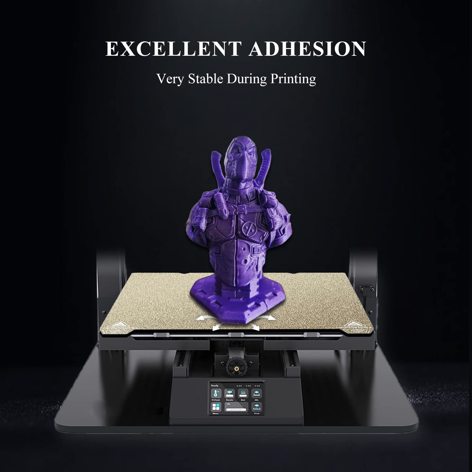 Snapklik.com : Double-Sided Textured PEI Sheet 3D Printer Bed 235x235mm ...