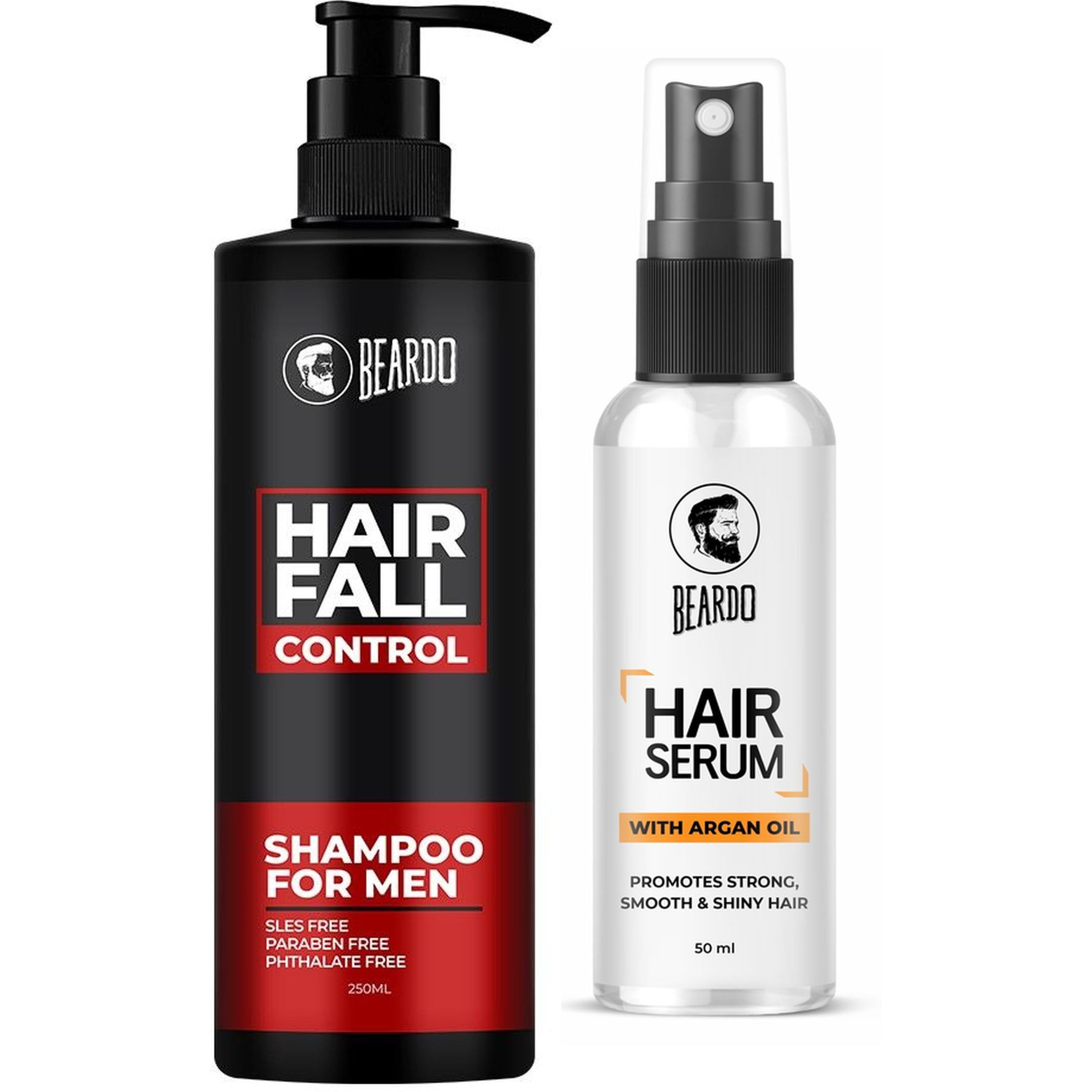 Buy Beardo Hair Serum 50ml, Hair Fall Shampoo 250ml (Set of 2) Online ...