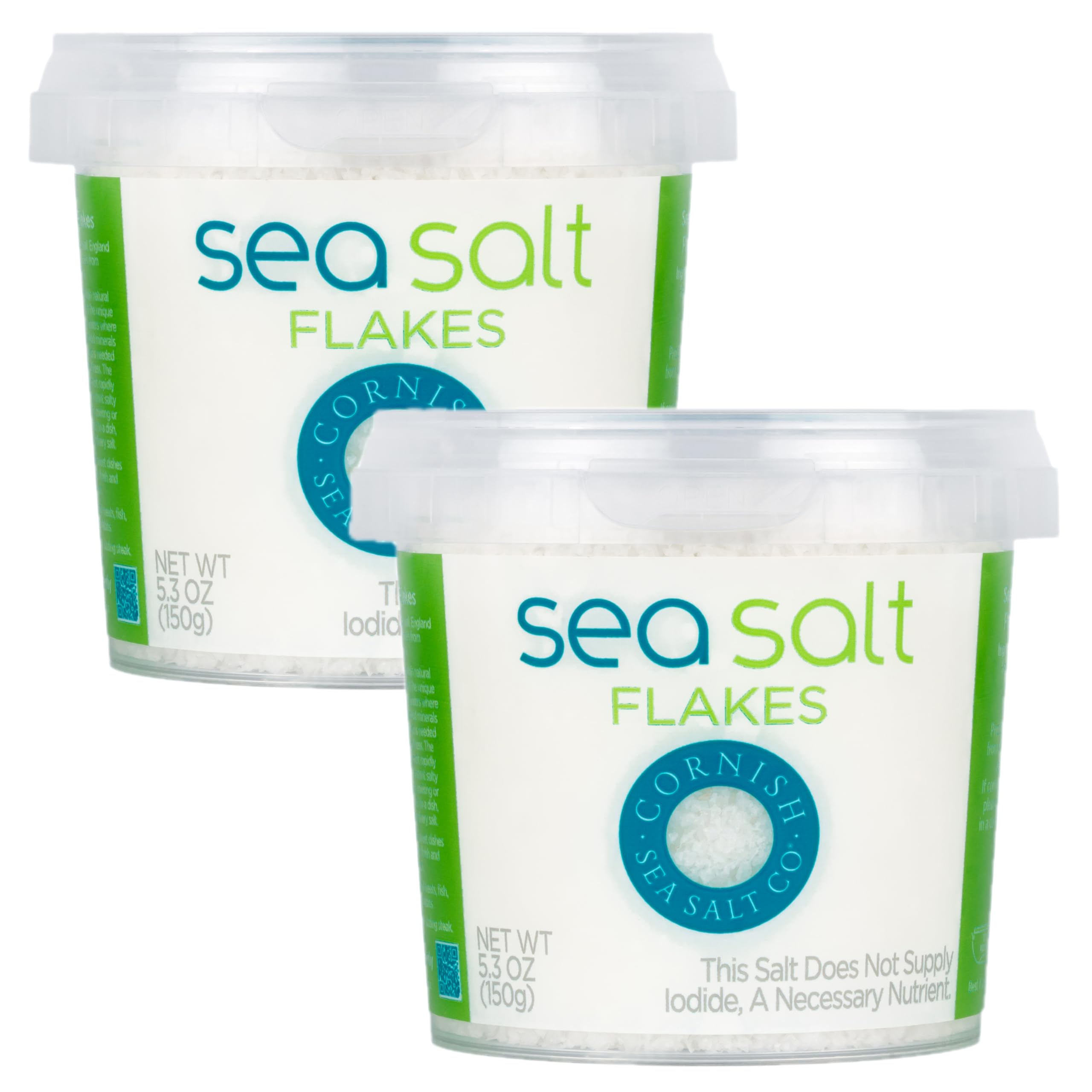 Amazon.com : Cornish Sea Salt Flakes | Flaky Finishing Sea Salt for ...