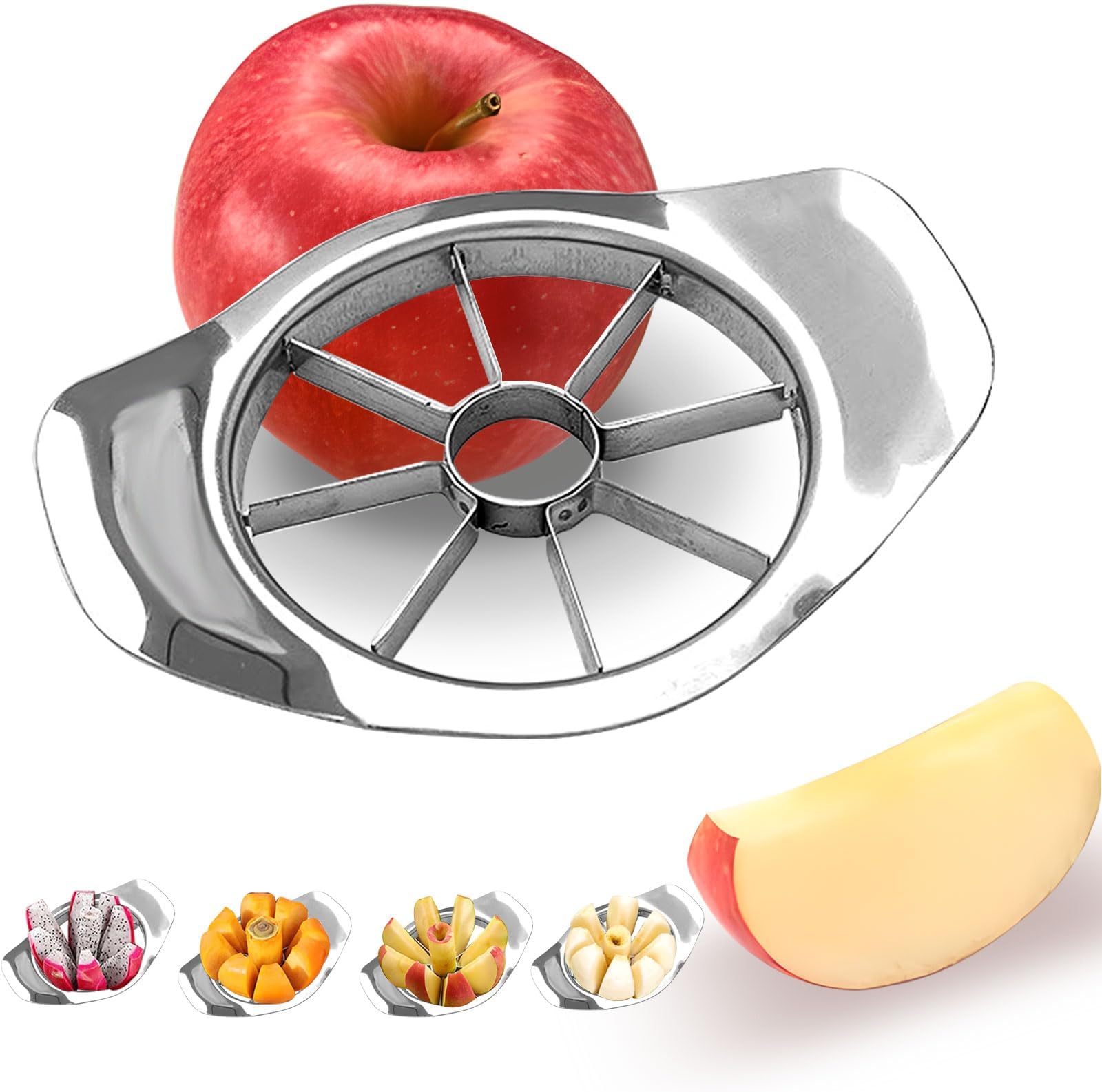 Amazon.com: Fruit Cutter apple slicer 8 slices,Anti-Slip Handle Easy to ...