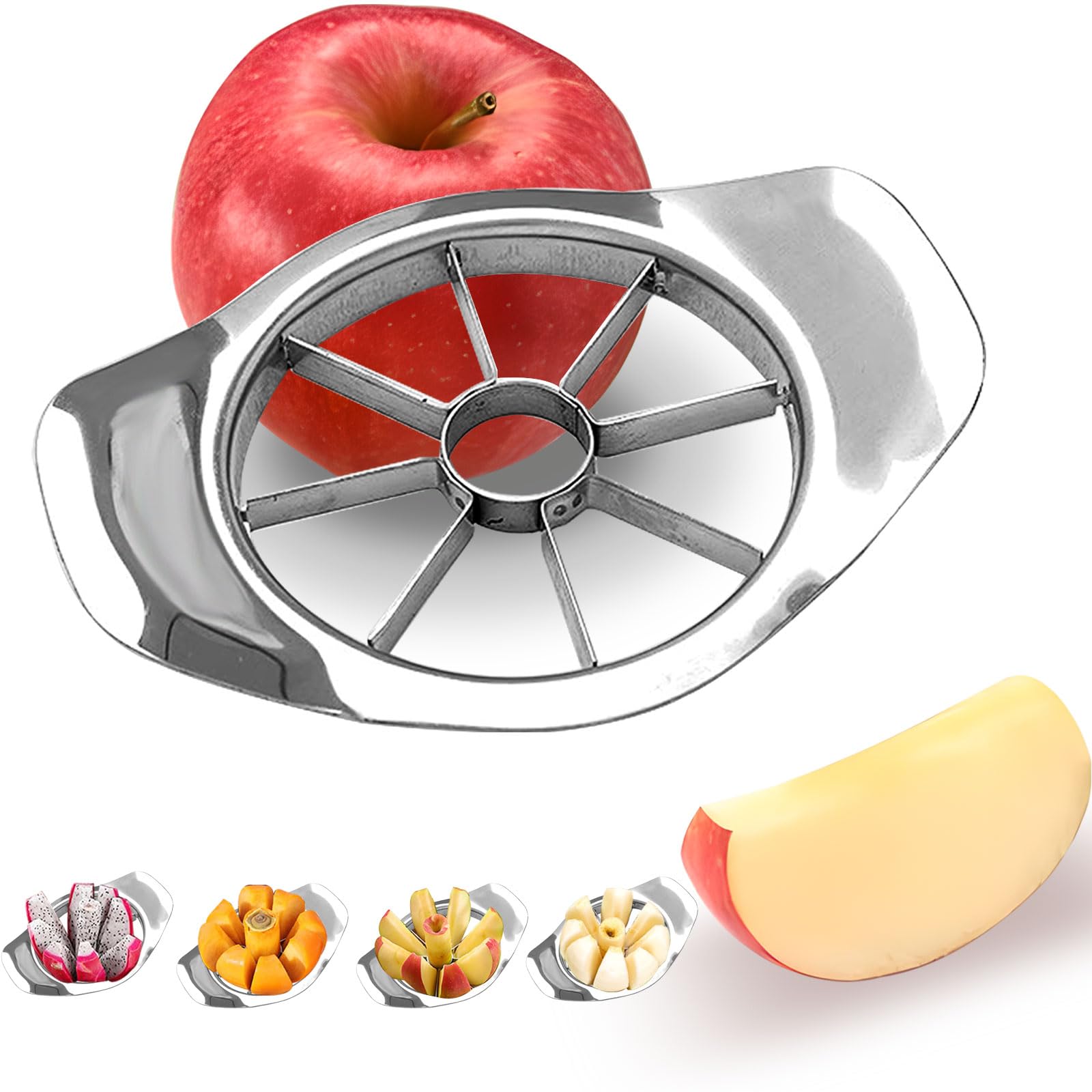 Amazon.com: Fruit Cutter apple slicer 8 slices,Anti-Slip Handle Easy to ...