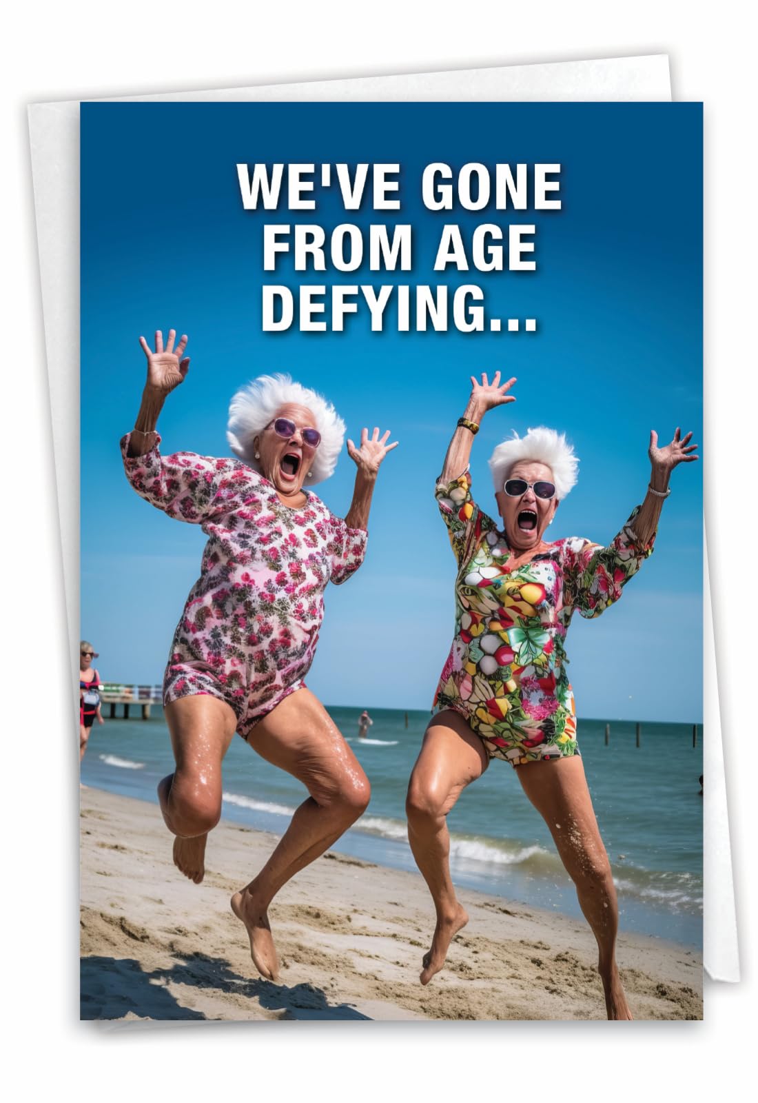 Amazon.com : NobleWorks Humorous Birthday Greeting Card with 5 x 7 Inch ...