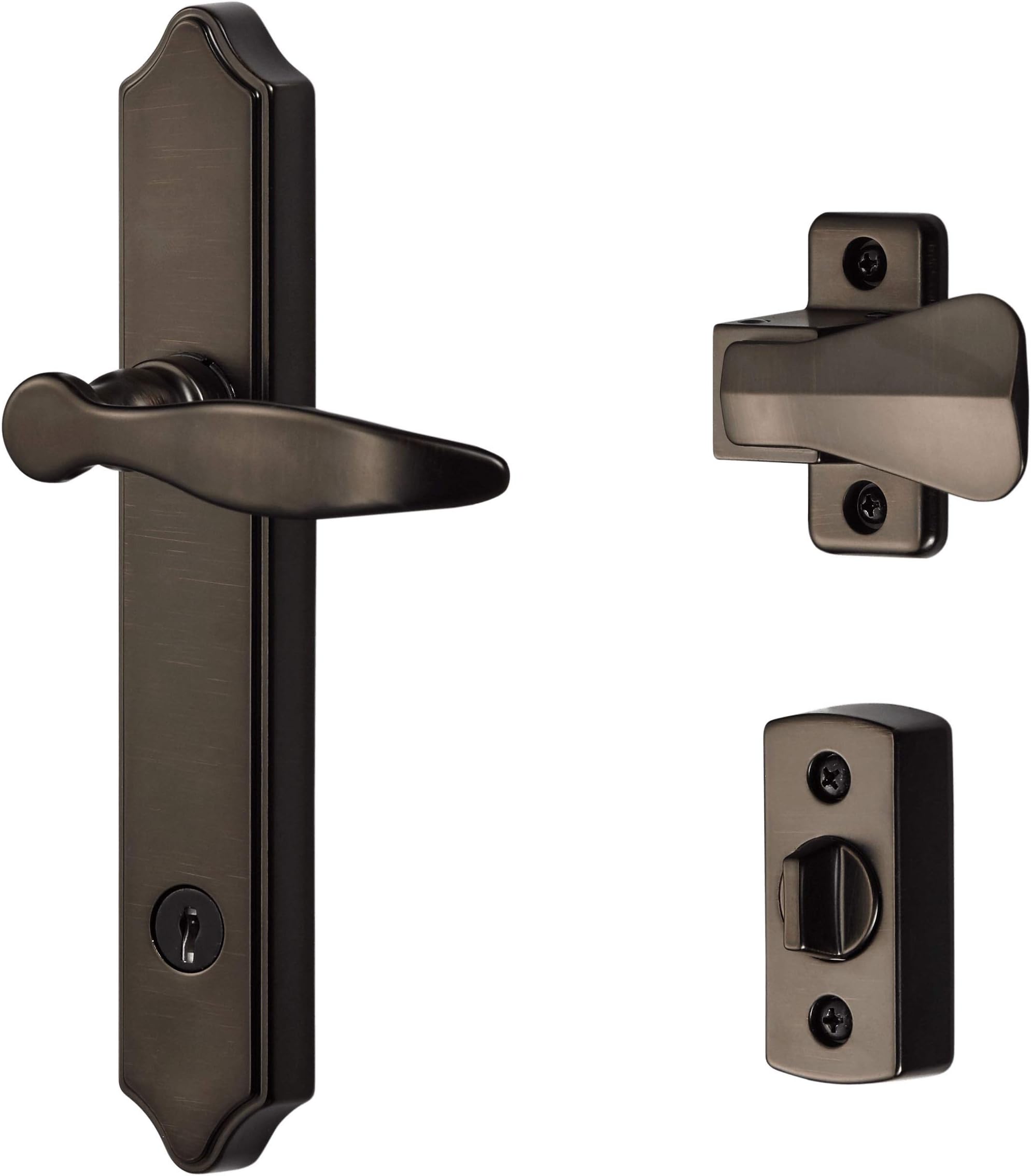 Storm Door Hardware Surface Mount- 1-1/2 Inch Thick Door-IR-90062-1.5 ...
