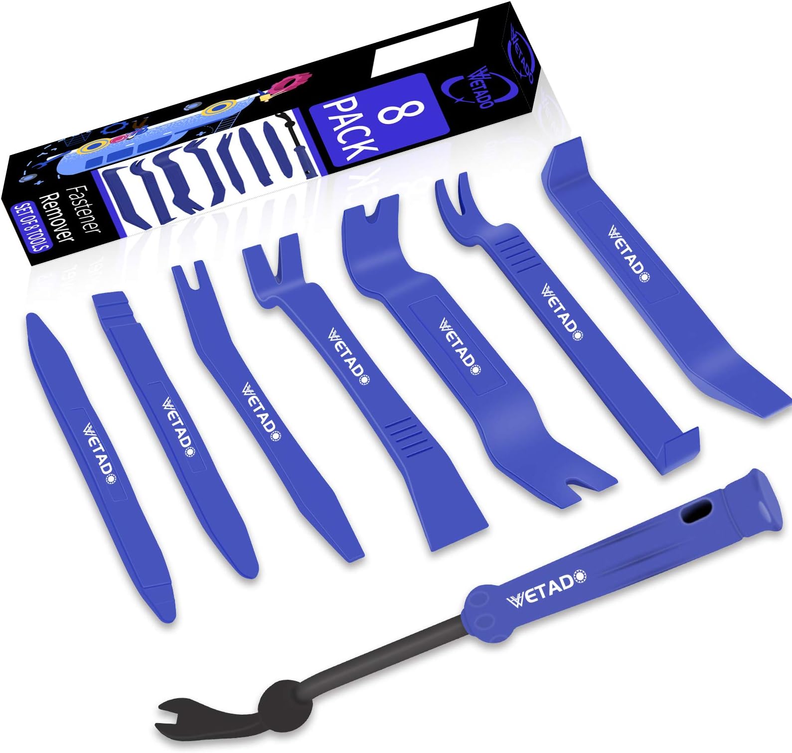 Wetado Auto Trim Removal Tool Set, 16 Pcs Auto Car Trim Tool Kit ...