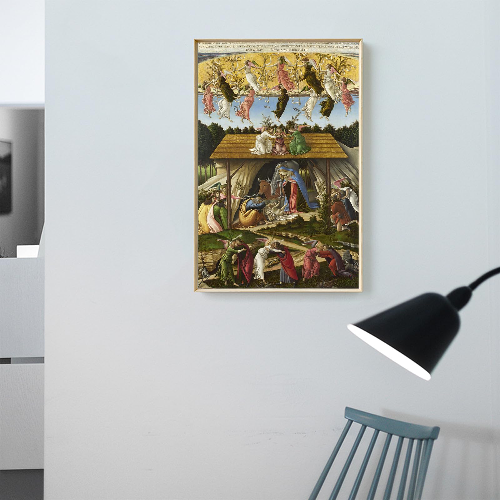Mystic Nativity By Botticelli Sandro Botticelli Painters' Works(The